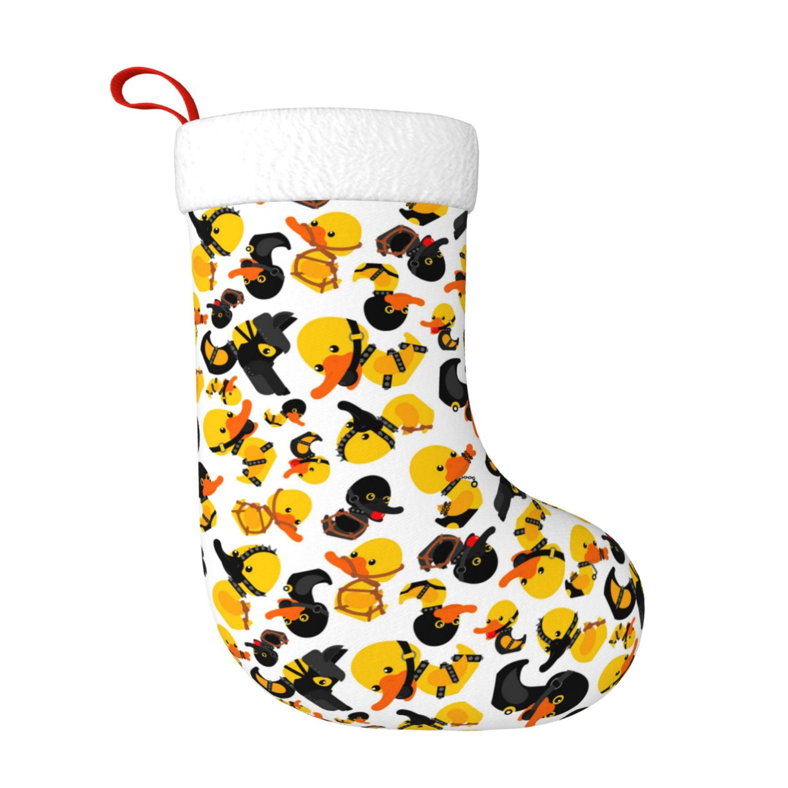 Fuzoiu Duck In Black Suit1 Print Christmas Stockings, Party Supplies ...