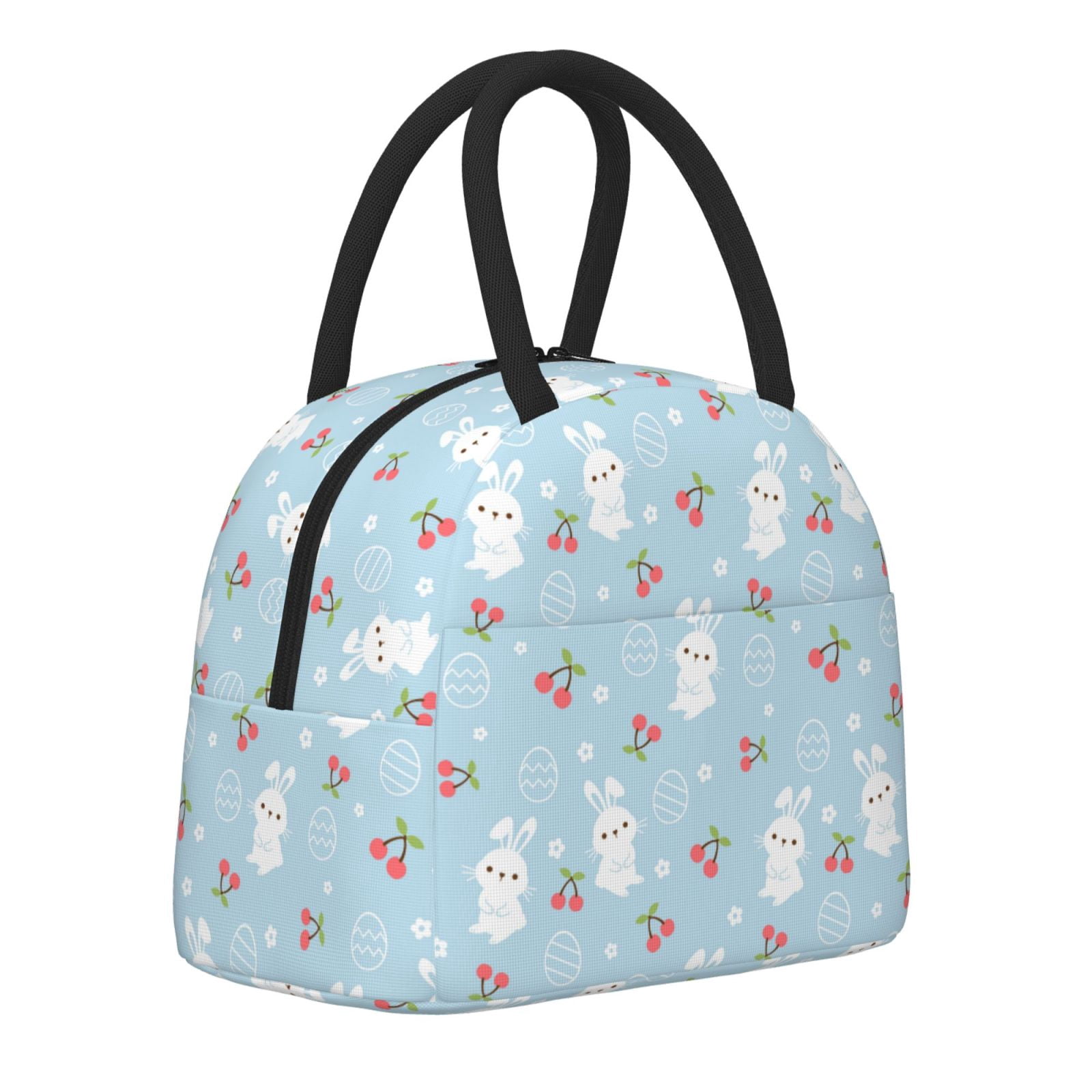 Fuzoiu Easter Rabbit Print Insulated Lunch Bag for Women Men,Adults ...