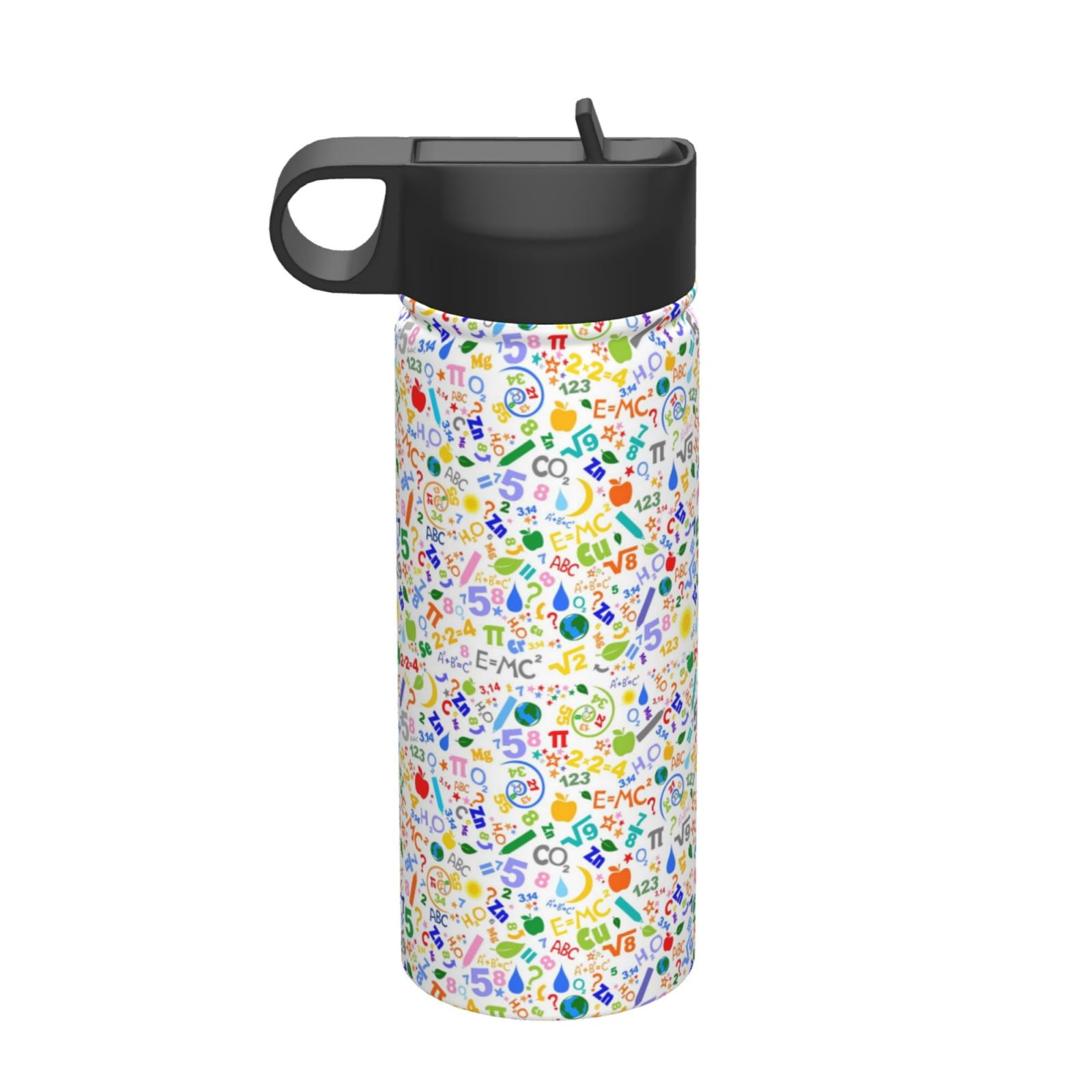 Fuzoiu Education And Science Print 18oz Insulated Sports Kettle ...