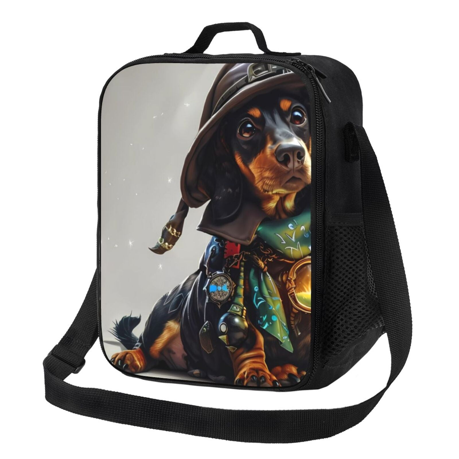 Fuzoiu Fantasy Wizard Dog Art Print Lunch Box for Kids Girls Boys ...