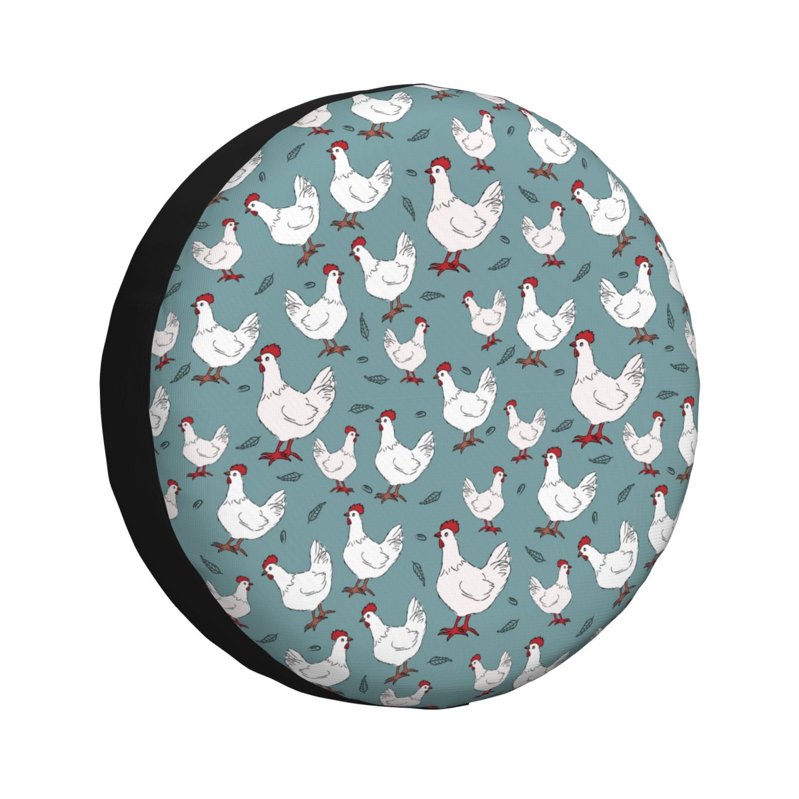 Fuzoiu Farm Birds Print Universal Spare Tire Cover with Buckle Strap ...