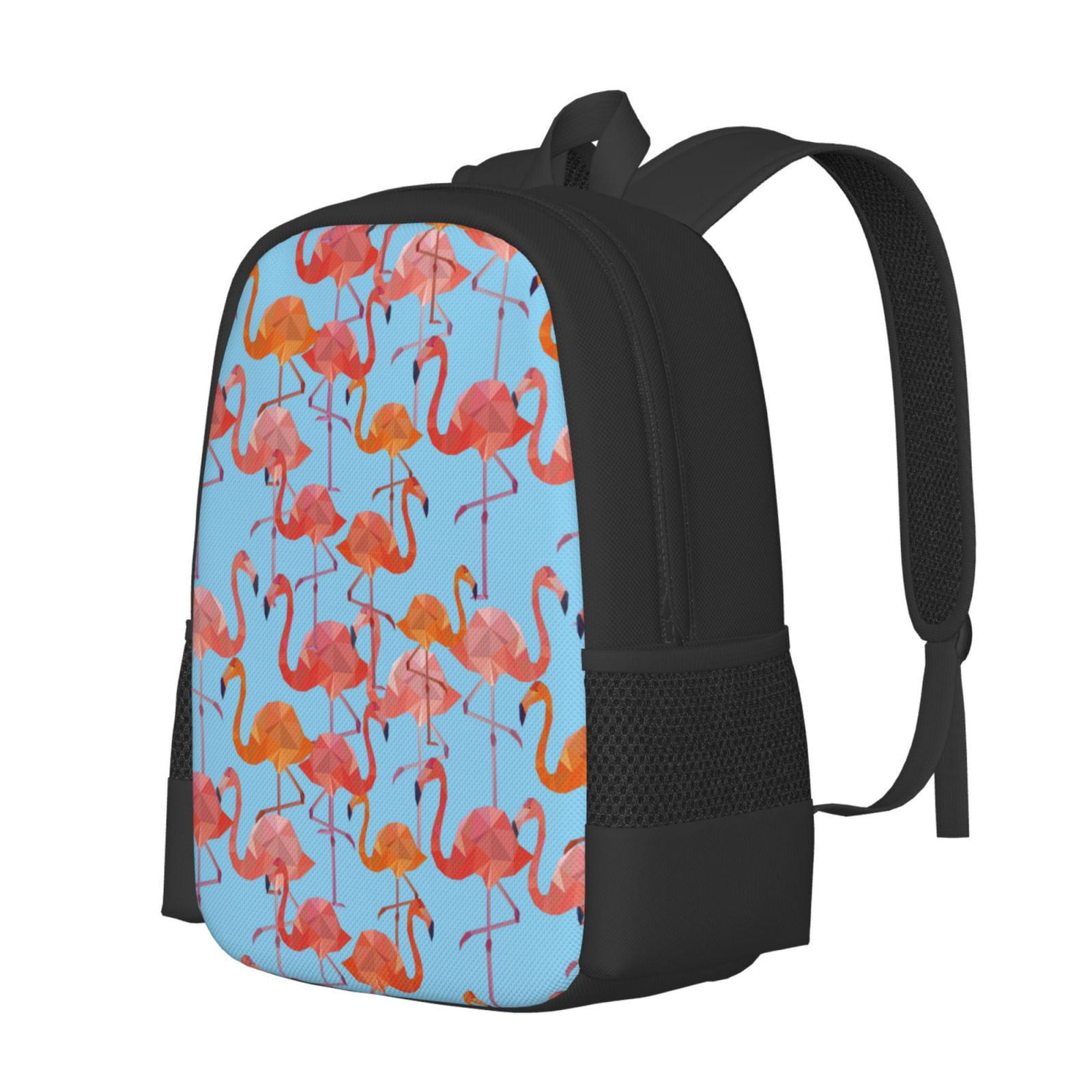 Fuzoiu Flamingo Print Large Capacity Backpack,Travel Backpack,Laptop ...