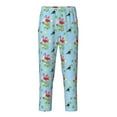 Fuzoiu Flamingos And Tropical Plants Print Teenagers Pajama Pants