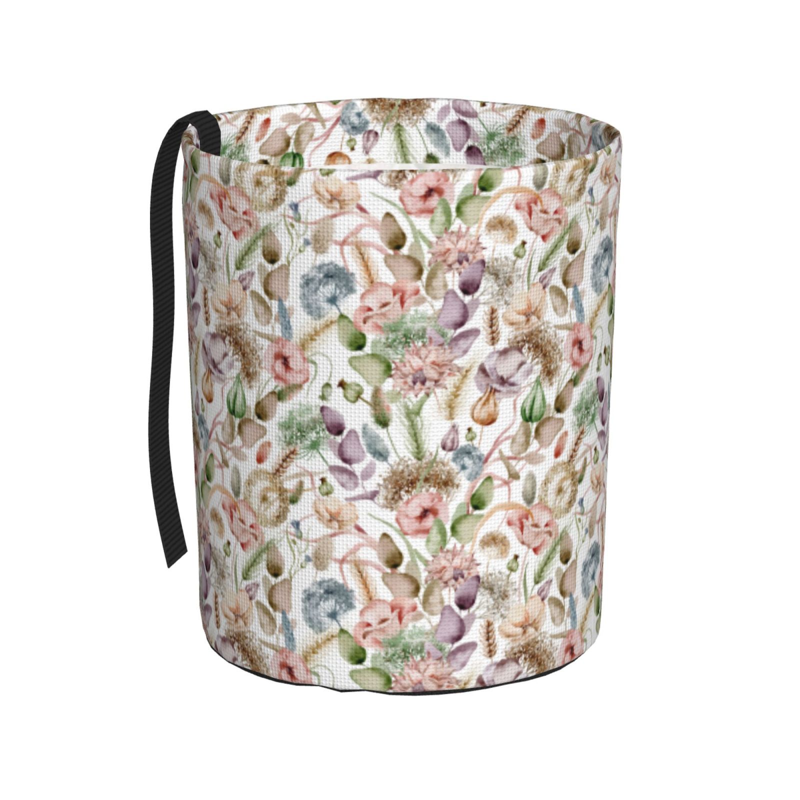 Fuzoiu Floral Print Car Trash Can,Leakproof Car Trash Can,Hanging ...
