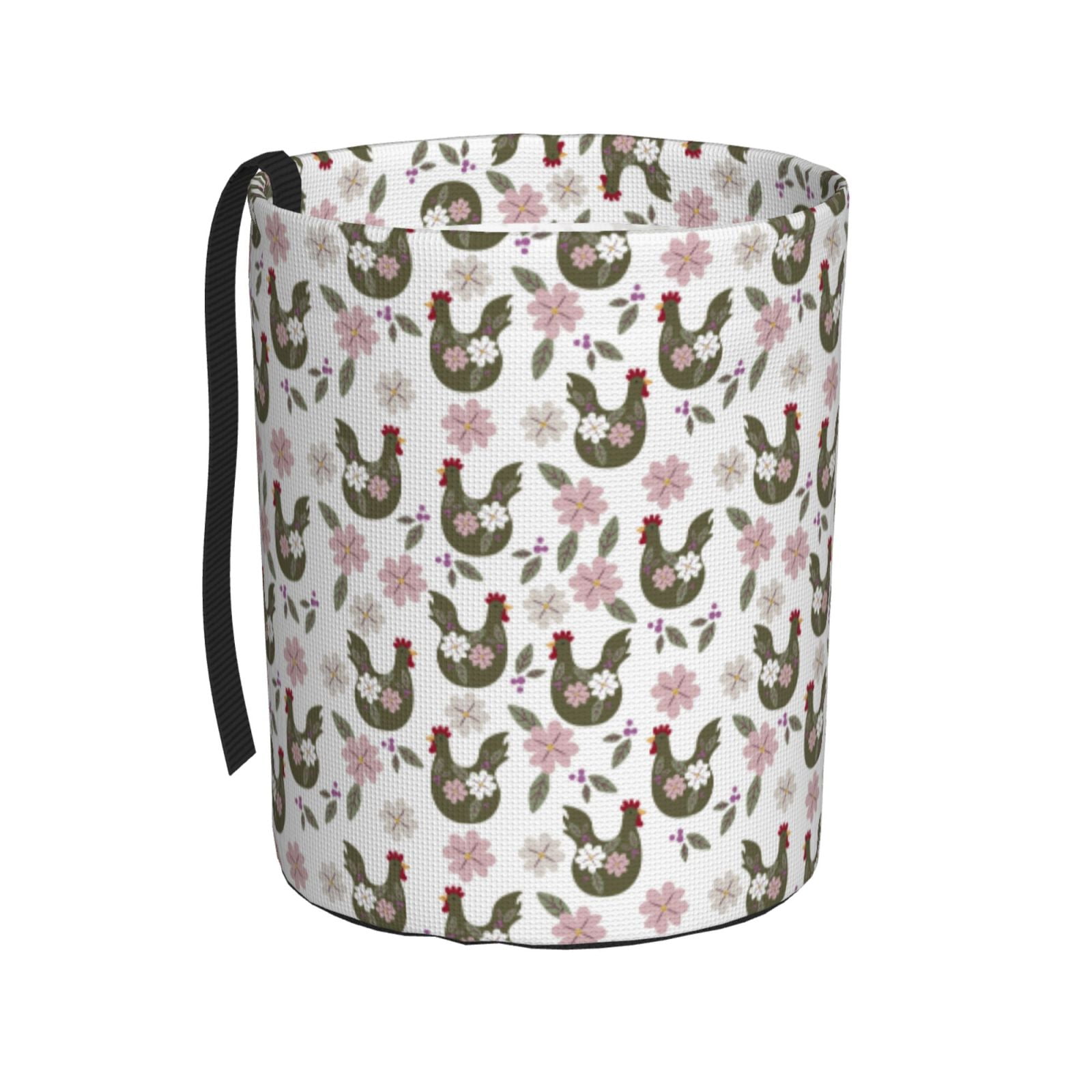 Fuzoiu Flowe Rooster Print Car Trash Can,Leakproof Car Trash Can ...