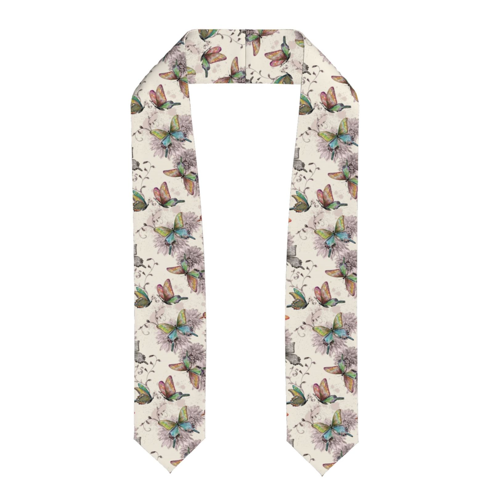 Fuzoiu Flying Butterflies-1 Print Graduation Sash,Graduation Stole ...