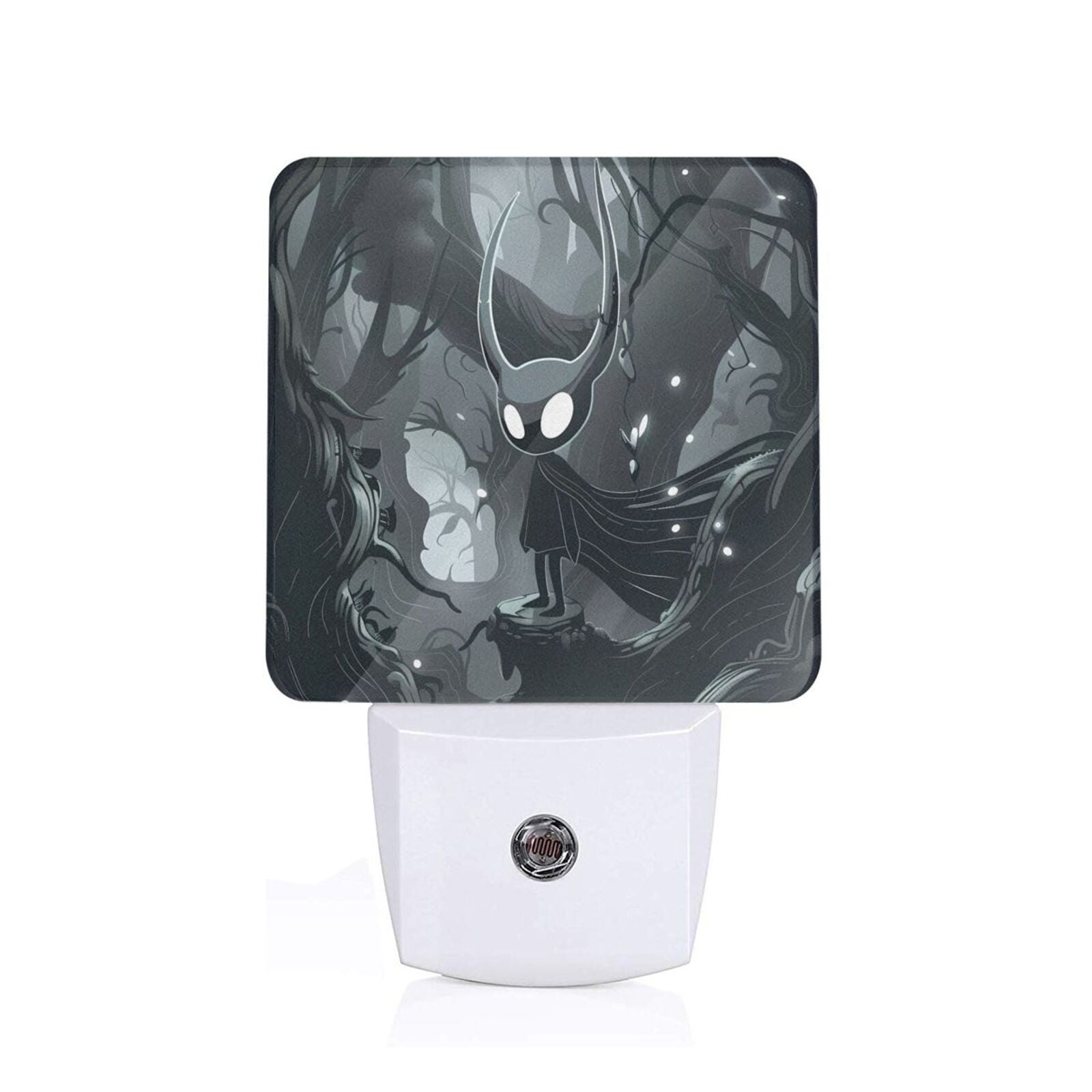 Fuzoiu Forest Black Ghost Warrior Print Dusk to Dawn LED Night Light ...