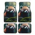 Fuzoiu Forest Plant Raccoon Print Carpet Floor Mats for Car,Car Foot ...