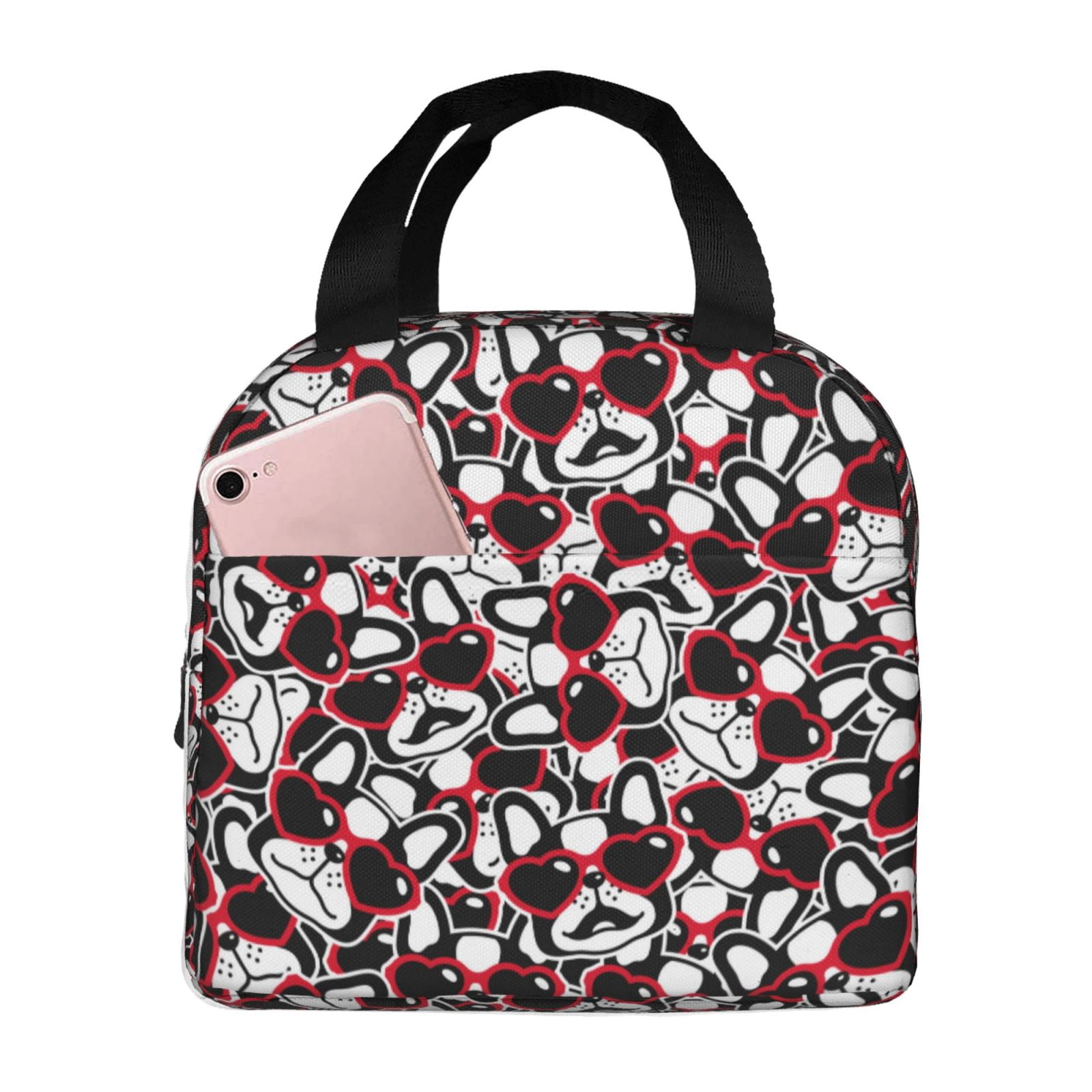 Fuzoiu French Bulldog1 Print Lunch Bag for Women & Men,Adult Insulated ...