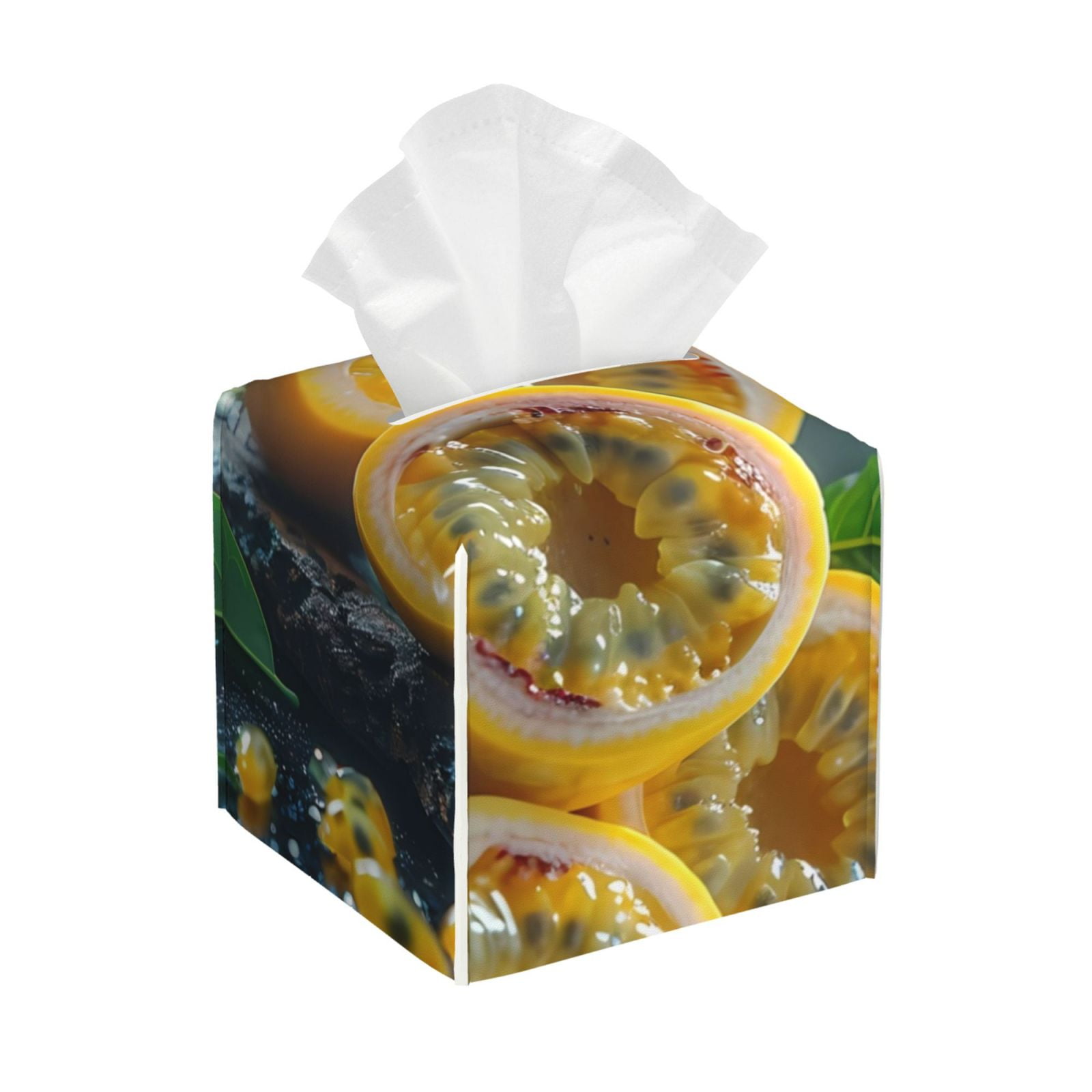 Fuzoiu Fresh Passion Fruit Still Life Print Tissue Box Cover Holder ...