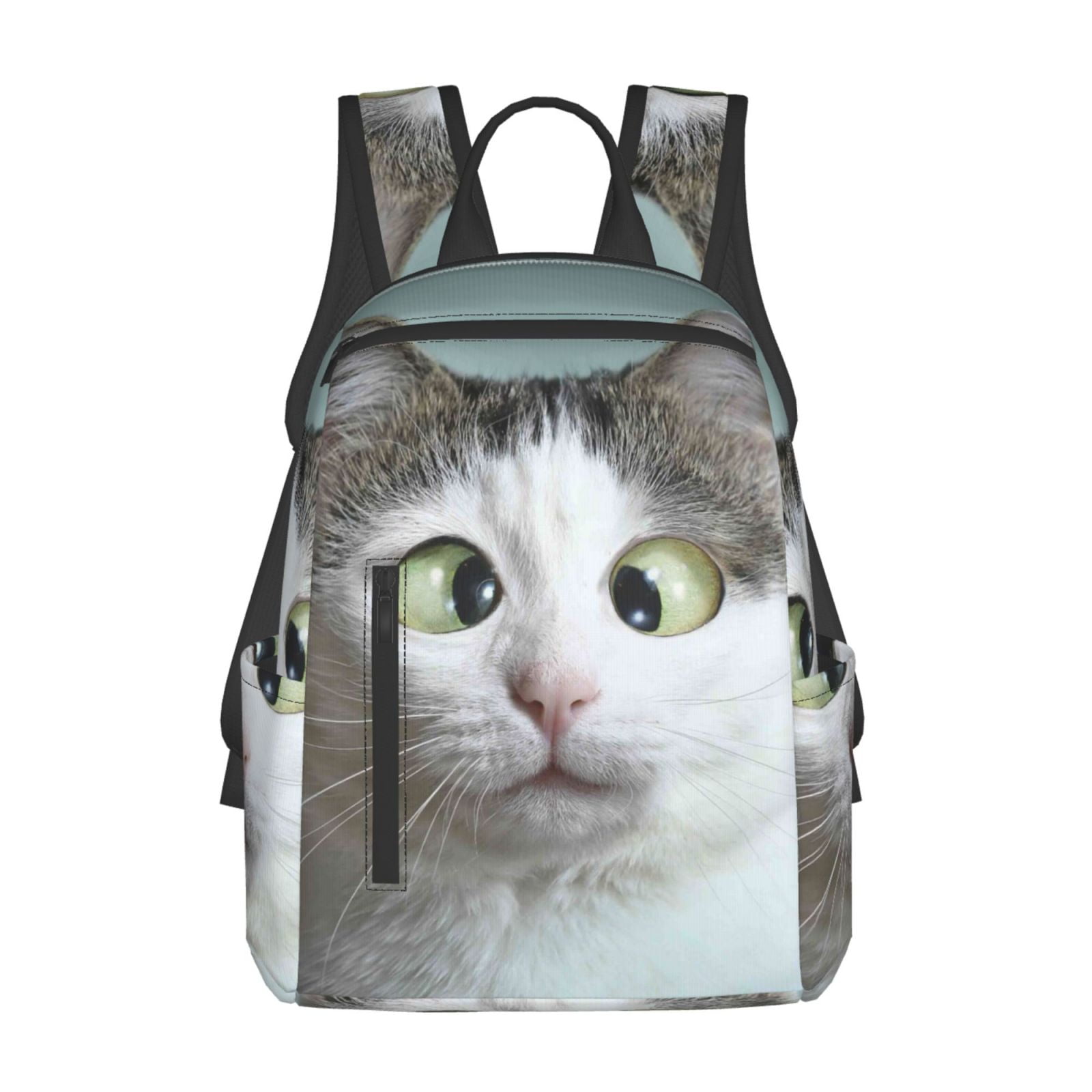 Fuzoiu Funny Cat Print Lightweight Daypack,Weekender Bag for Men and ...