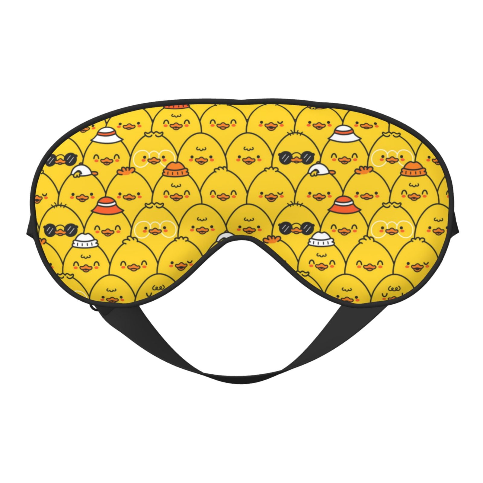 Fuzoiu Funny Ducks Print Sleep Masks,Eye Masks with Adjustable Strap ...