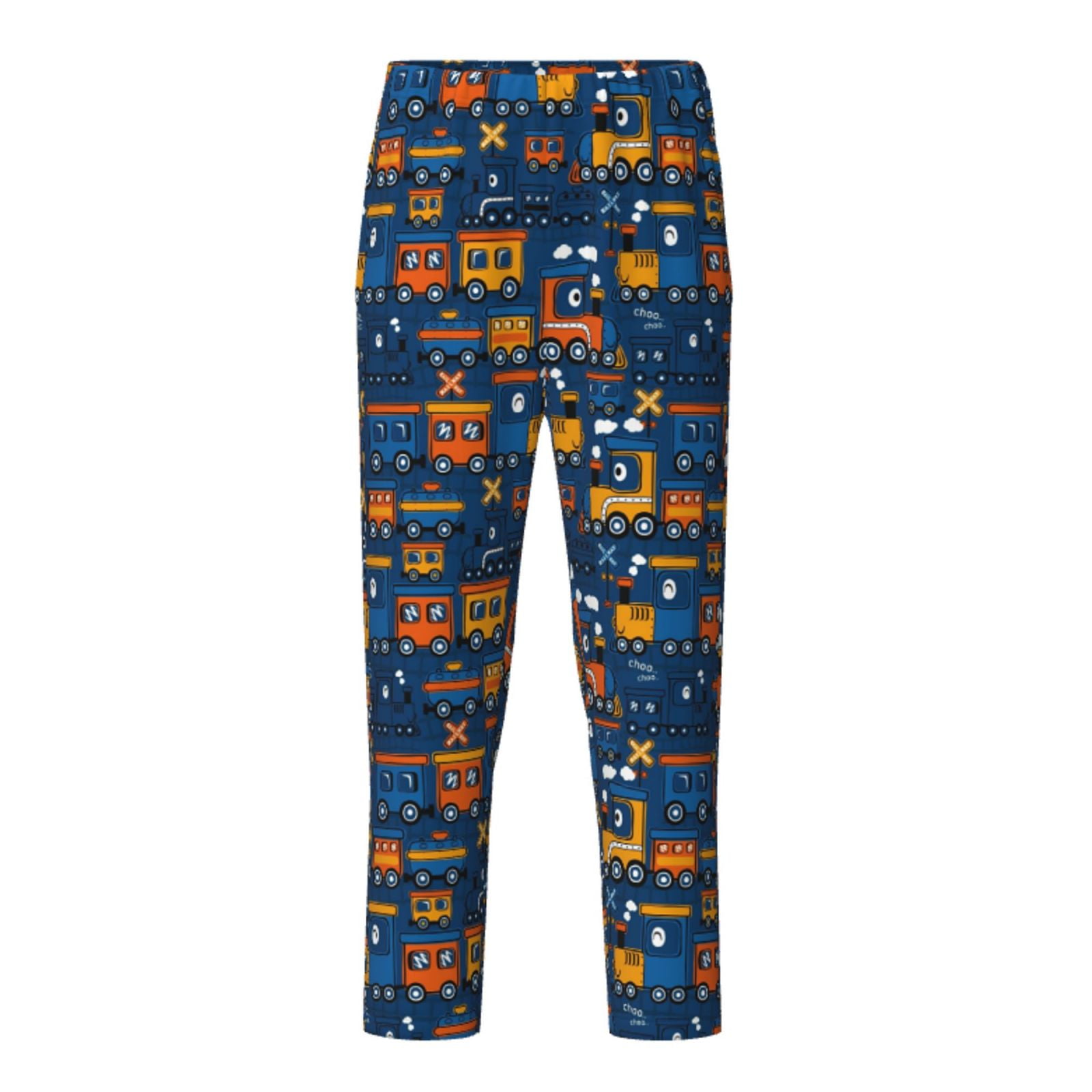 Fuzoiu Funny Steam Train Print Teenagers' Pajama Pants,Lounge Pants ...