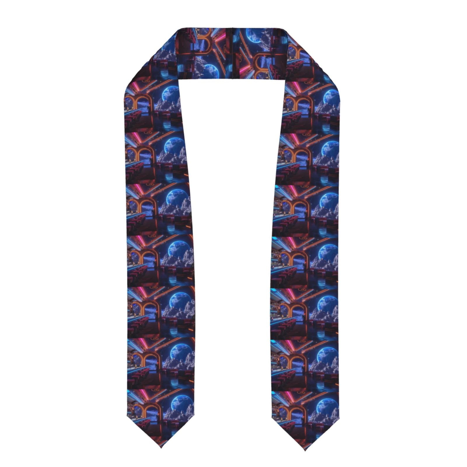 Fuzoiu Futuristic Bar Space View Print Graduation Sash,Graduation Stole ...