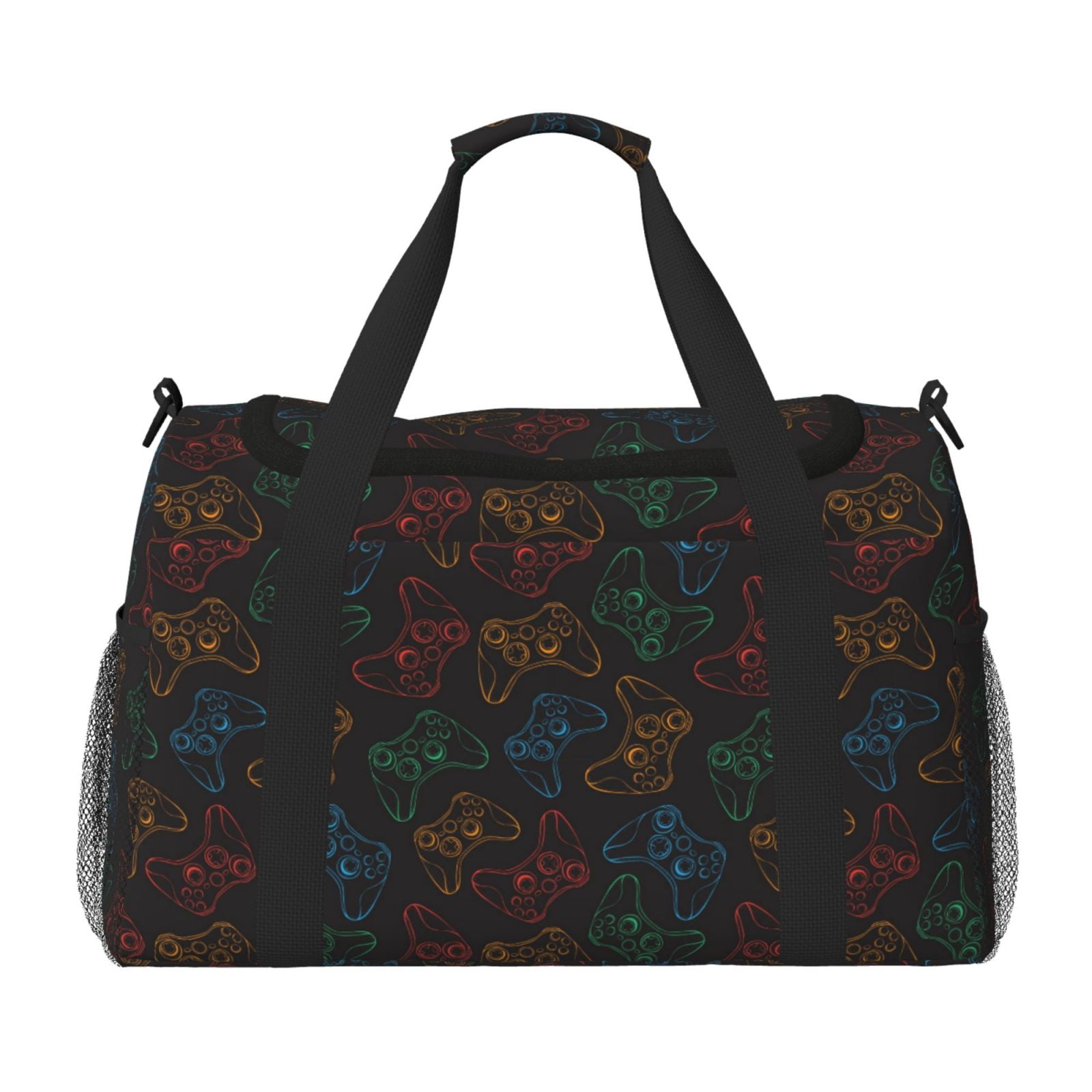 Fuzoiu Gamepad Joystick Game Print Travel Duffle Bag,Carry On Tote Bags ...