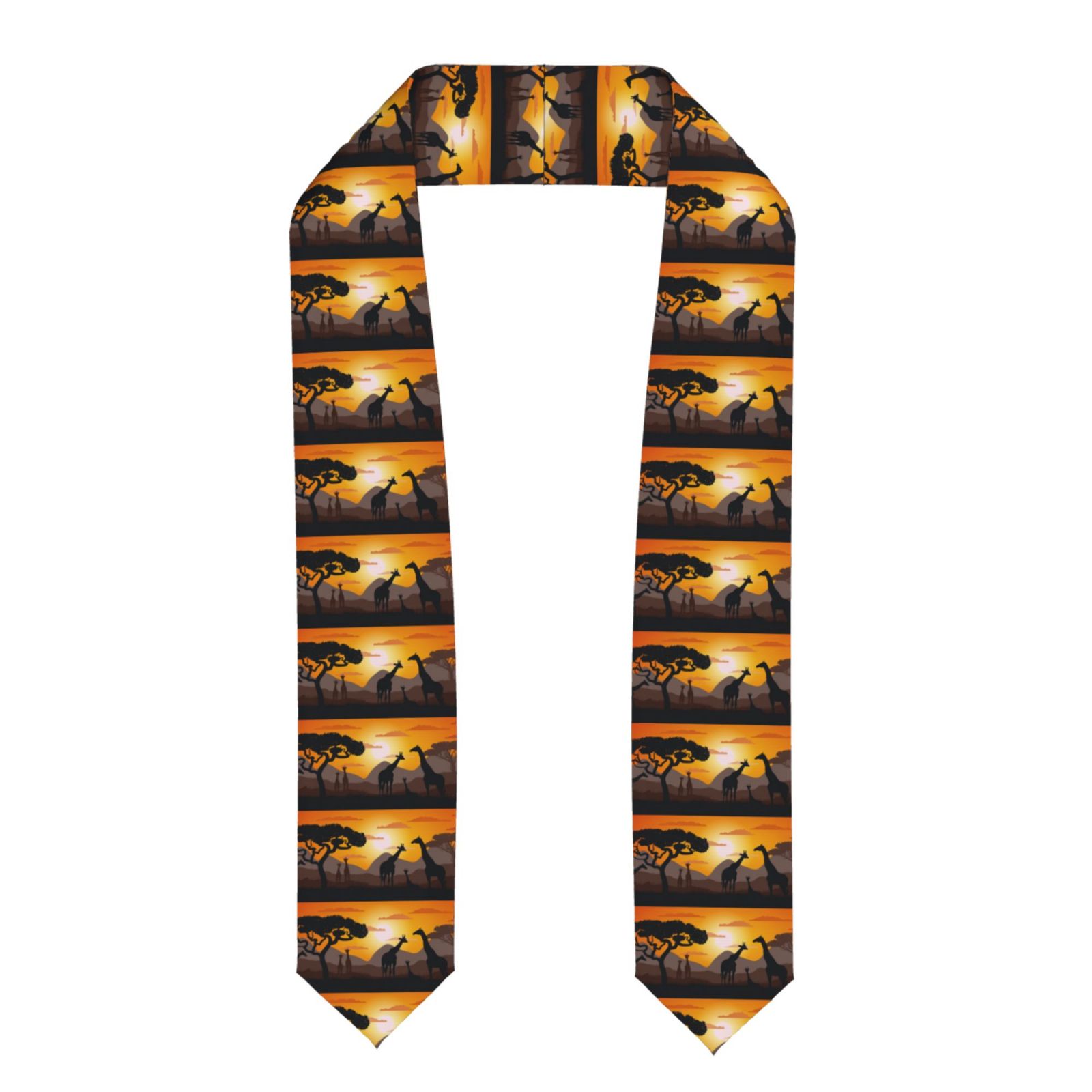 Fuzoiu Giraffes Of The African Savannah Print Graduation Sash ...