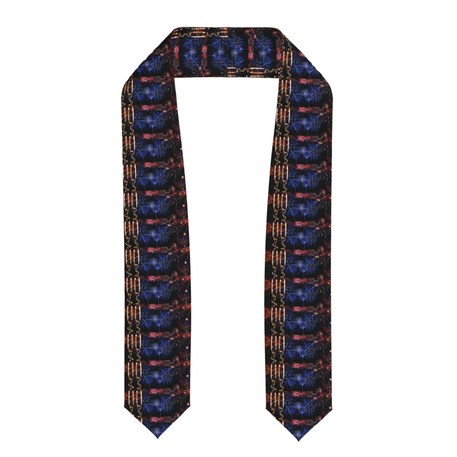 Fuzoiu Glasses And Fireworks Print Graduation Sash,Graduation Stole ...