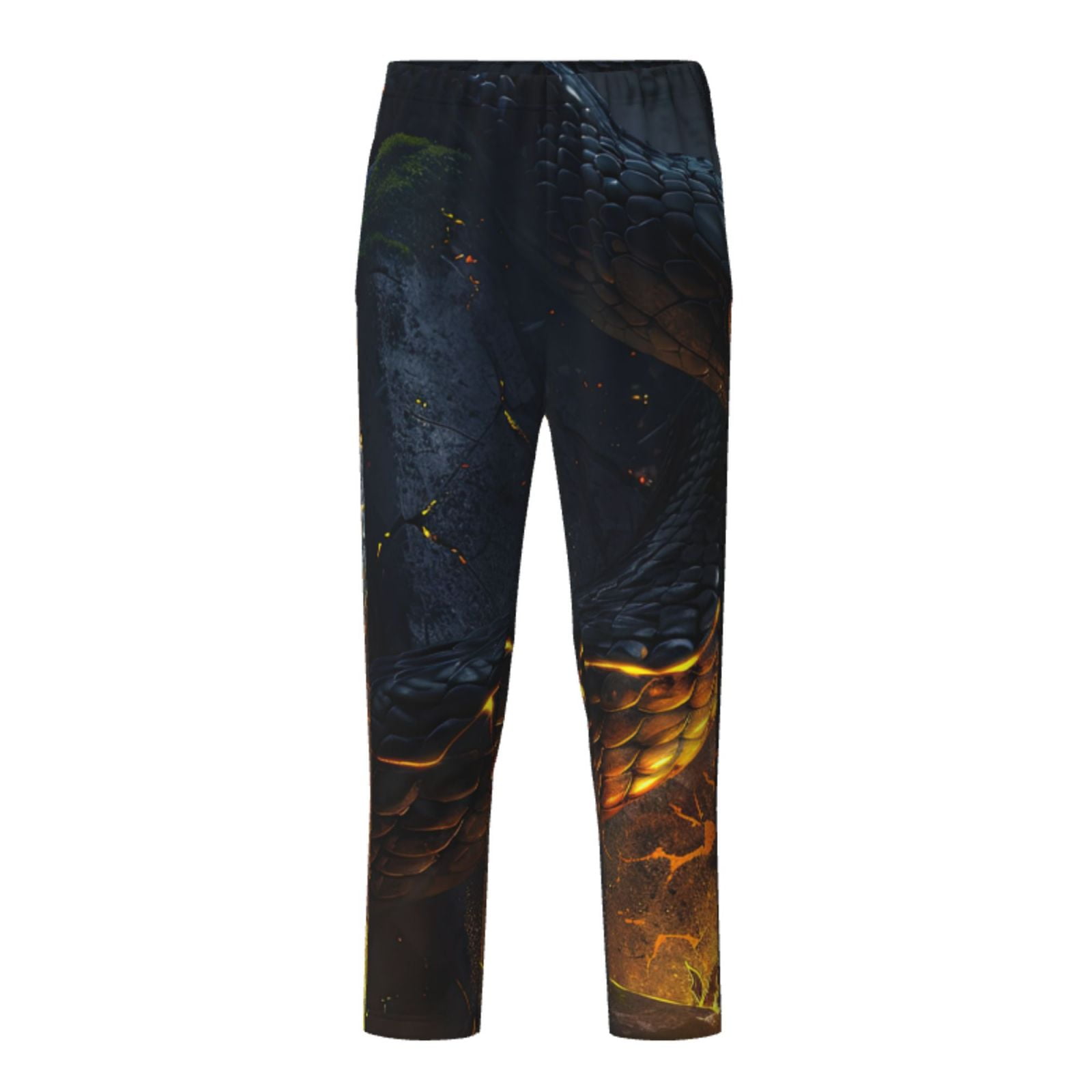 Fuzoiu Glowing Snake Dark Forest Print Teenagers' Pajama Pants,Lounge ...