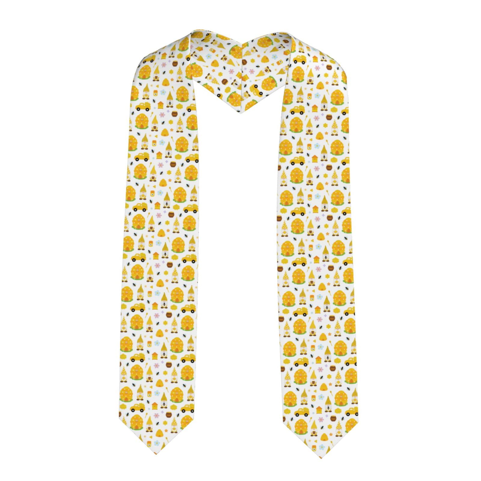 Fuzoiu Gnomes Bees Print Graduation Sash,Graduation Stole,Unisex Adult ...