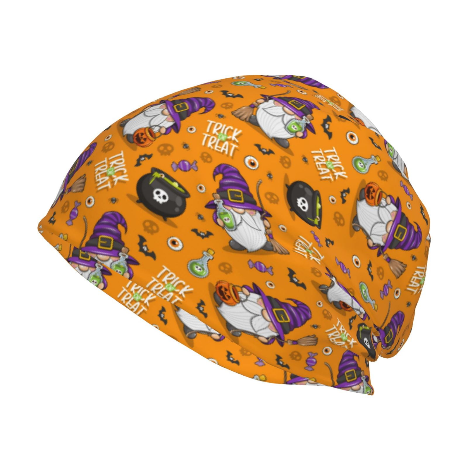 Fuzoiu Halloween Witches Gnome Print Winter Beanie Hat for Men & Women ...