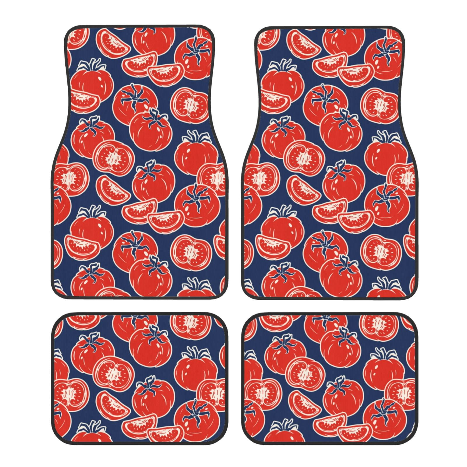 Fuzoiu Hand Drawn Tomatoes Print Carpet Floor Mats for Car,Car Foot Mat ...