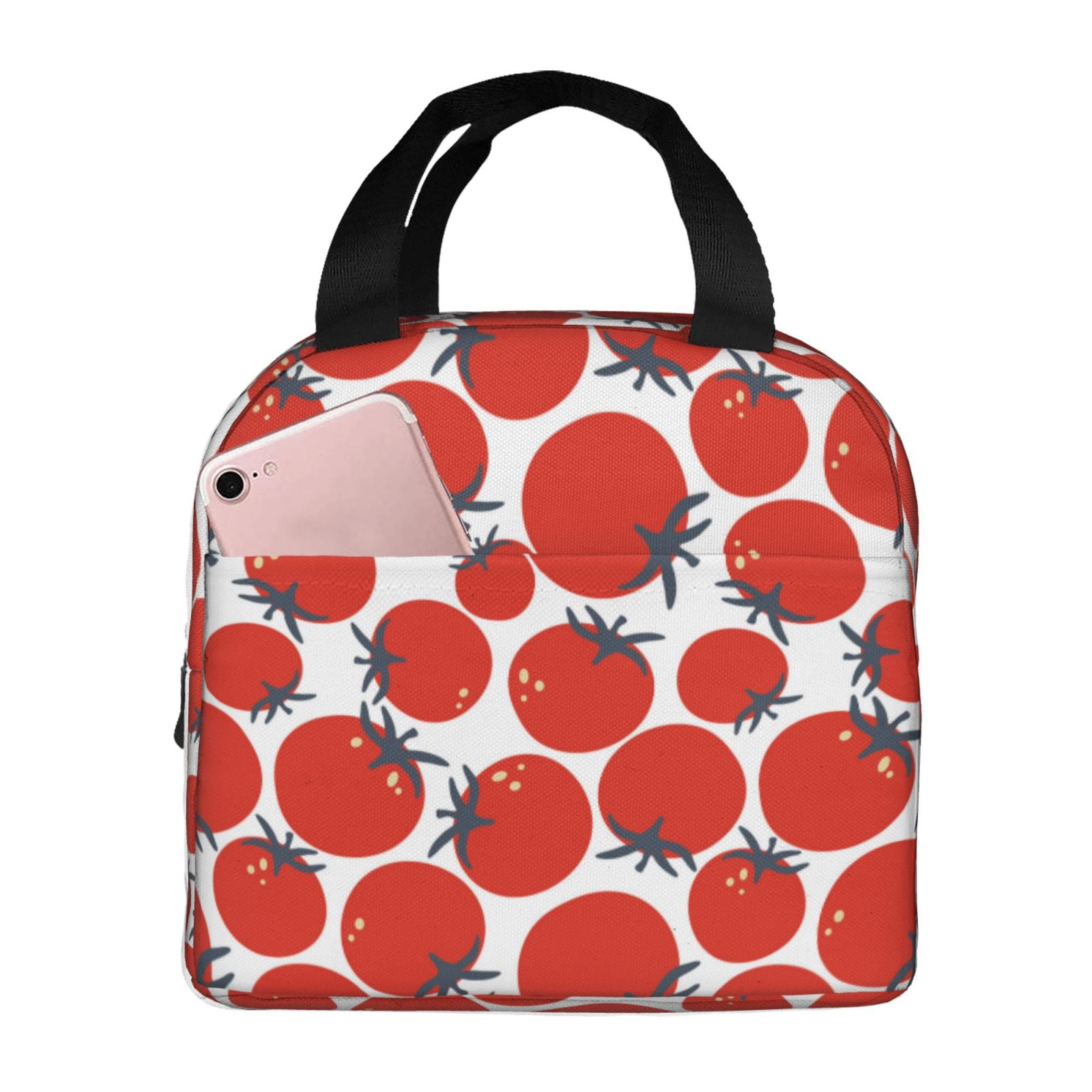 Fuzoiu Hand Drawn Tomatoes Print Lunch Bag for Women & Men,Adult ...