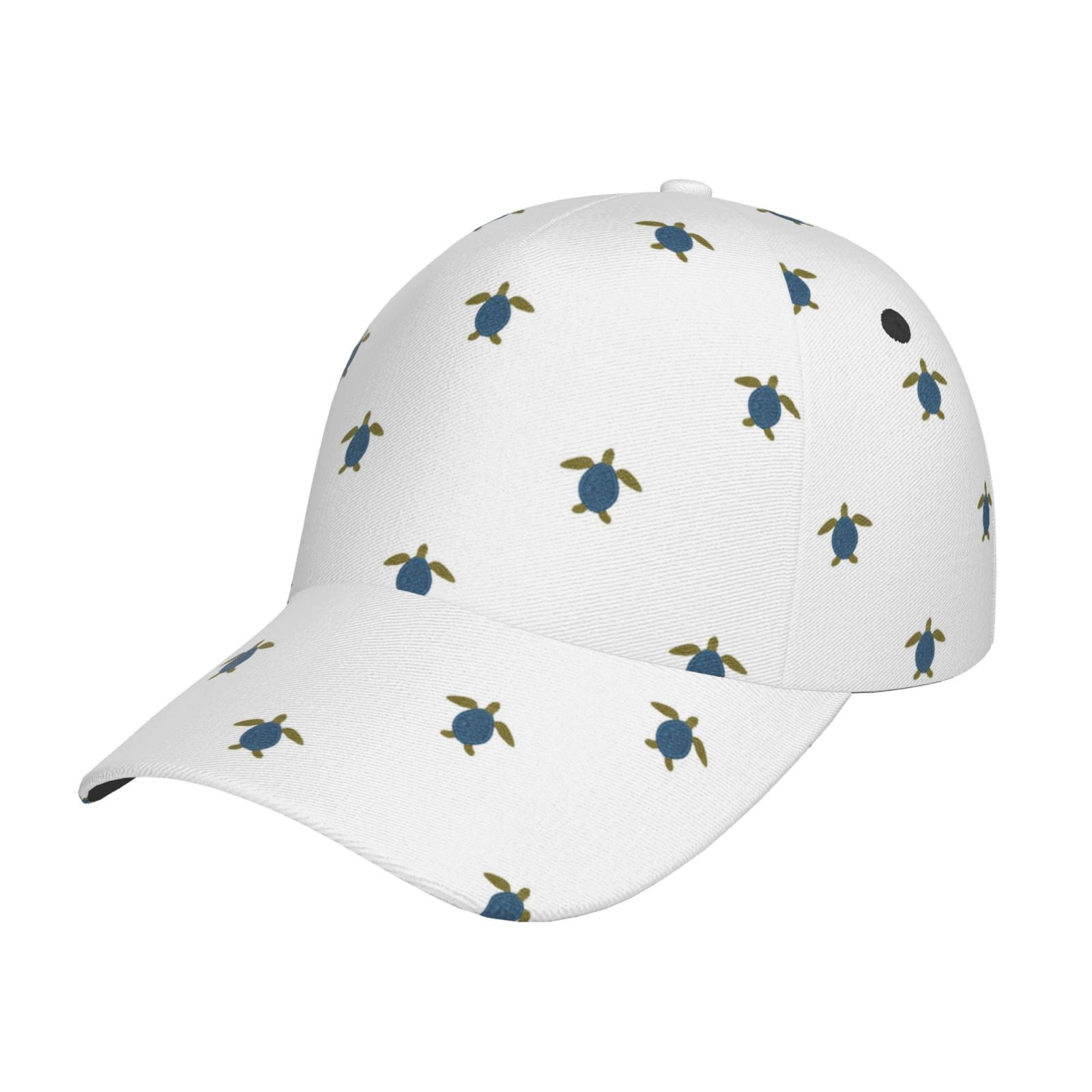 Fuzoiu Hand Drawn Turtle Print Adjustable Baseball Cap for Men and ...