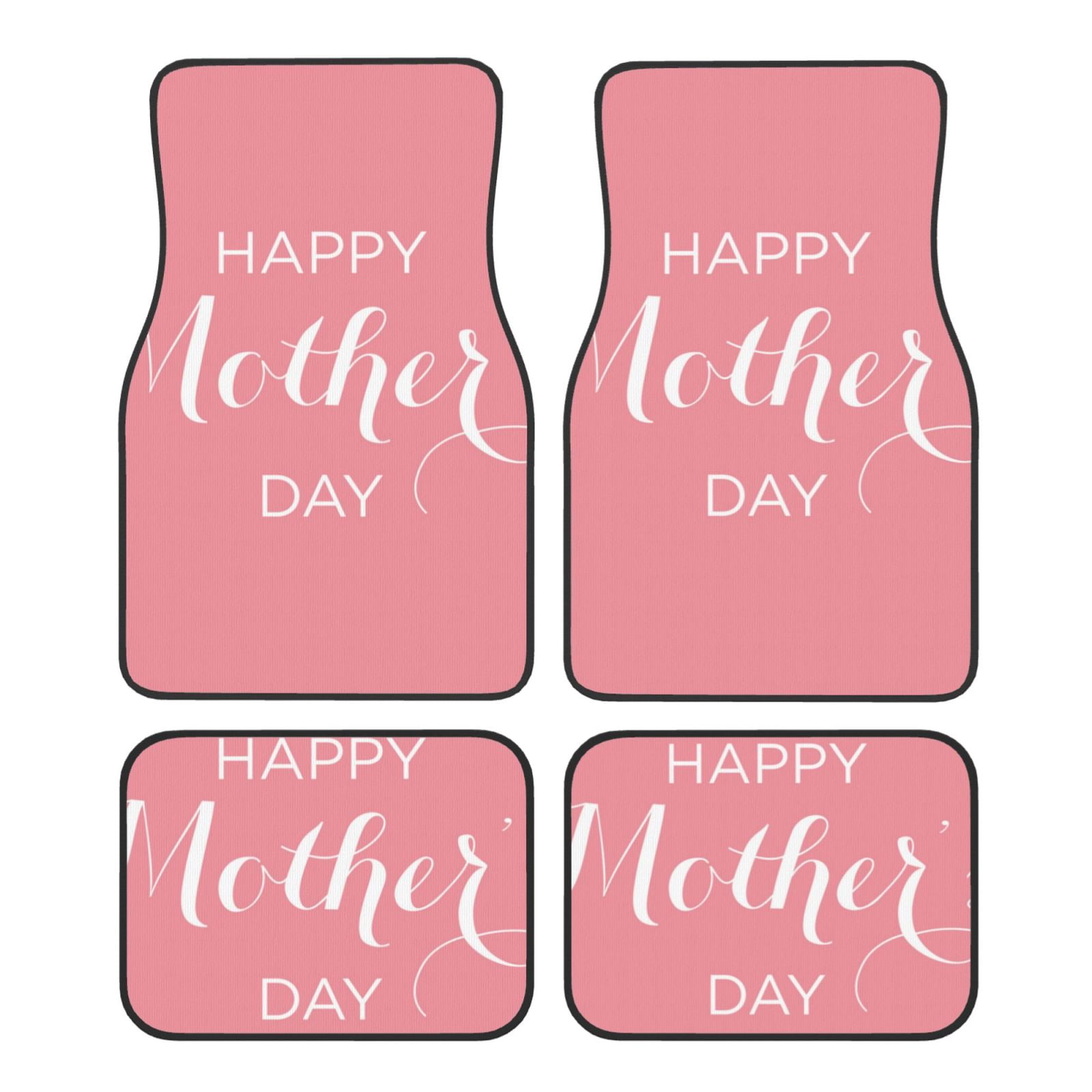 Fuzoiu Happy Mother's Day Print Carpet Floor Mats for Car,Car Foot Mat ...