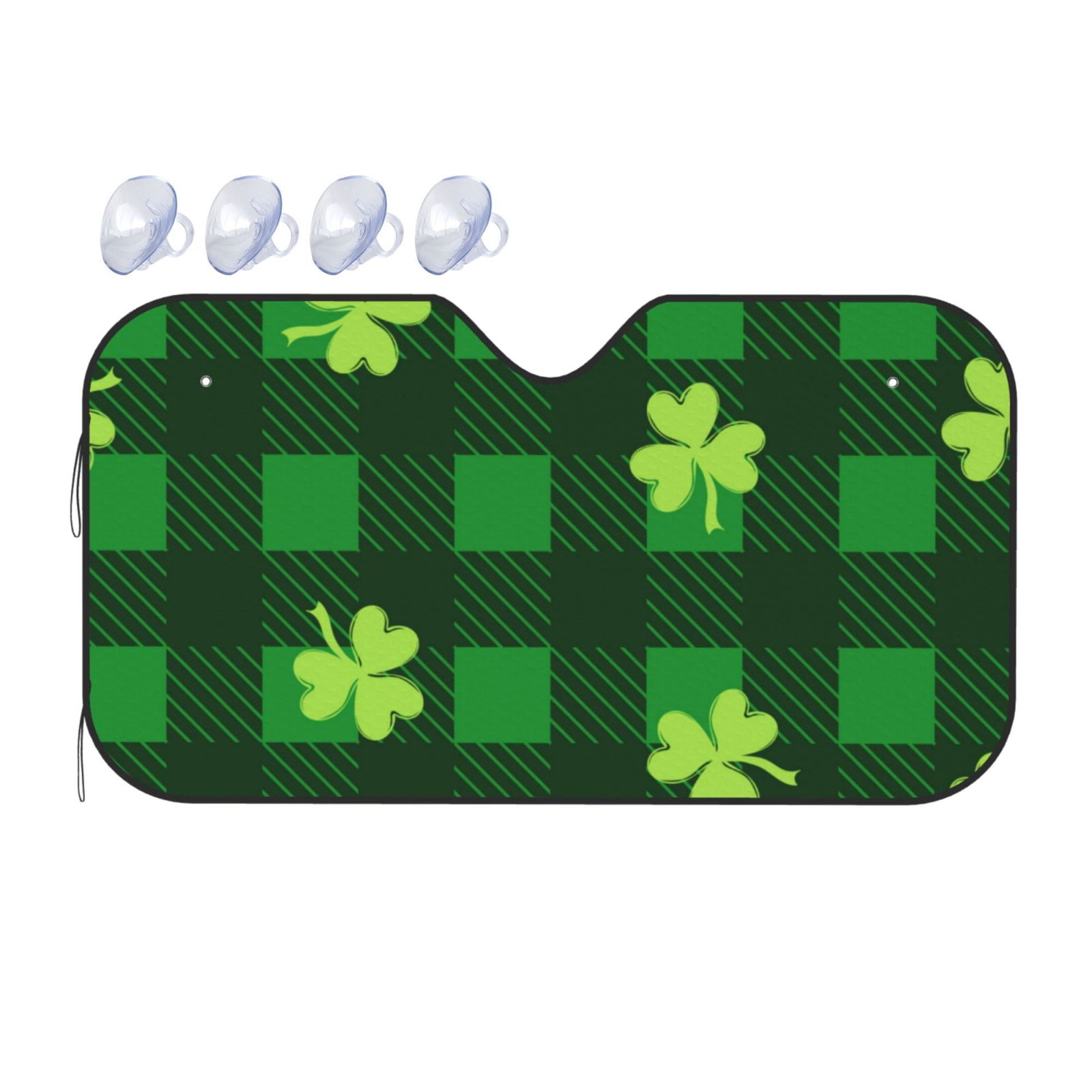 Fuzoiu Happy St. Patrick's Day5 Print Car Windshield Sunshade,Foldable ...