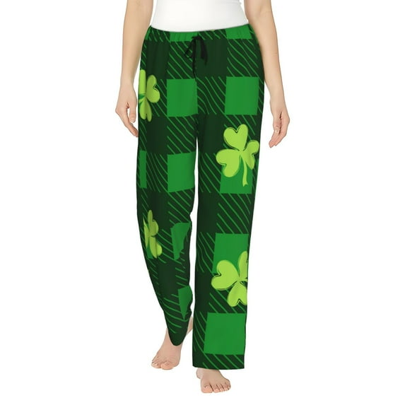 Fuzoiu Happy St. Patrick's Day5 Print Women's Pajama Pants,Lounge Pants ...