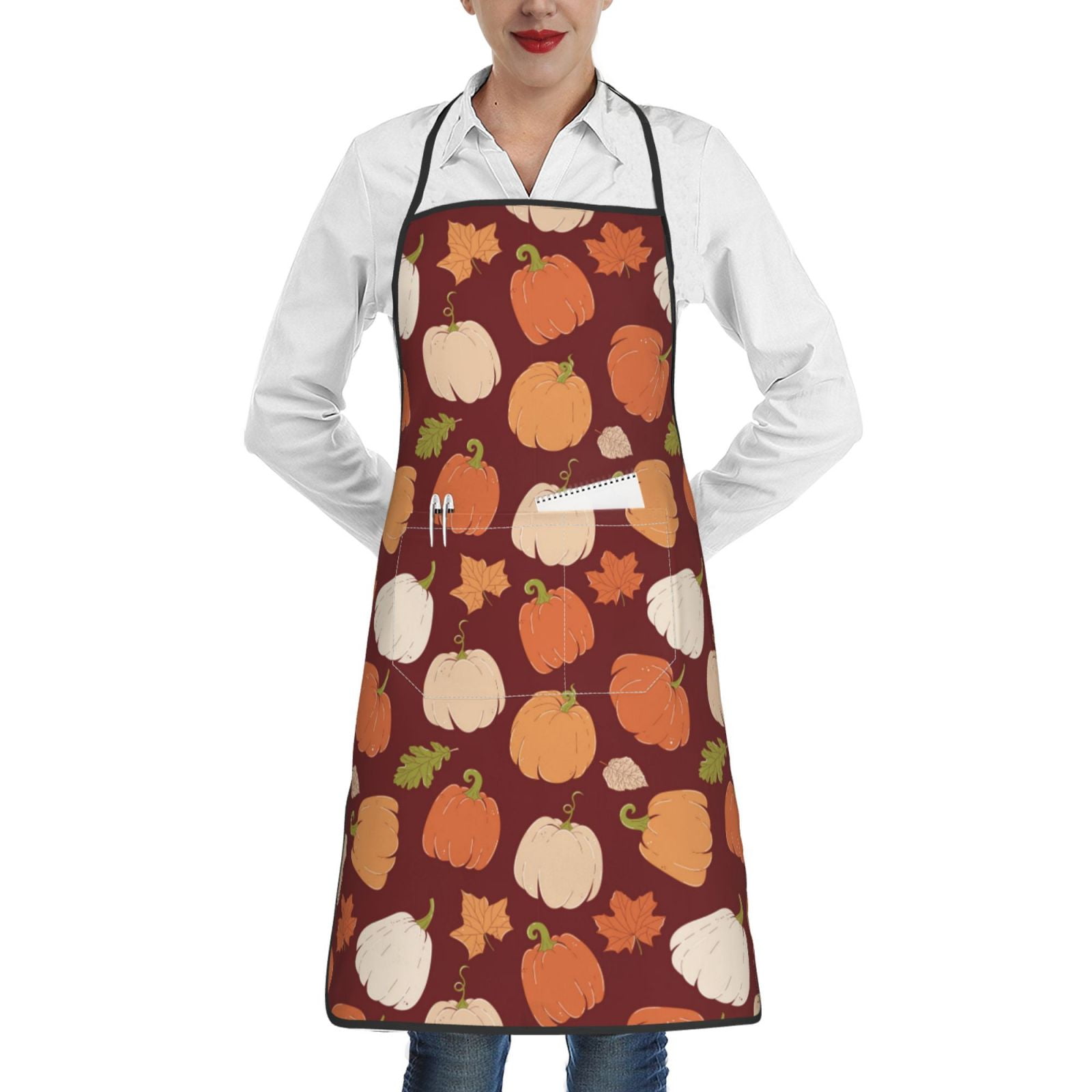 Fuzoiu Happy Thanksgiving Day Print Kitchen Cooking Aprons,Kitchen ...
