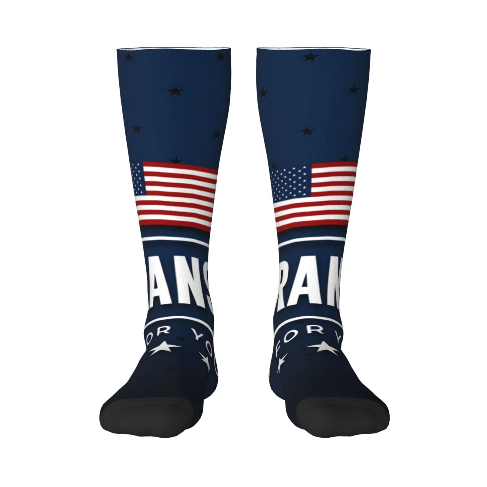 Fuzoiu Happy Veterans Day Print Adult Stockings,Crew Socks,Unisex ...