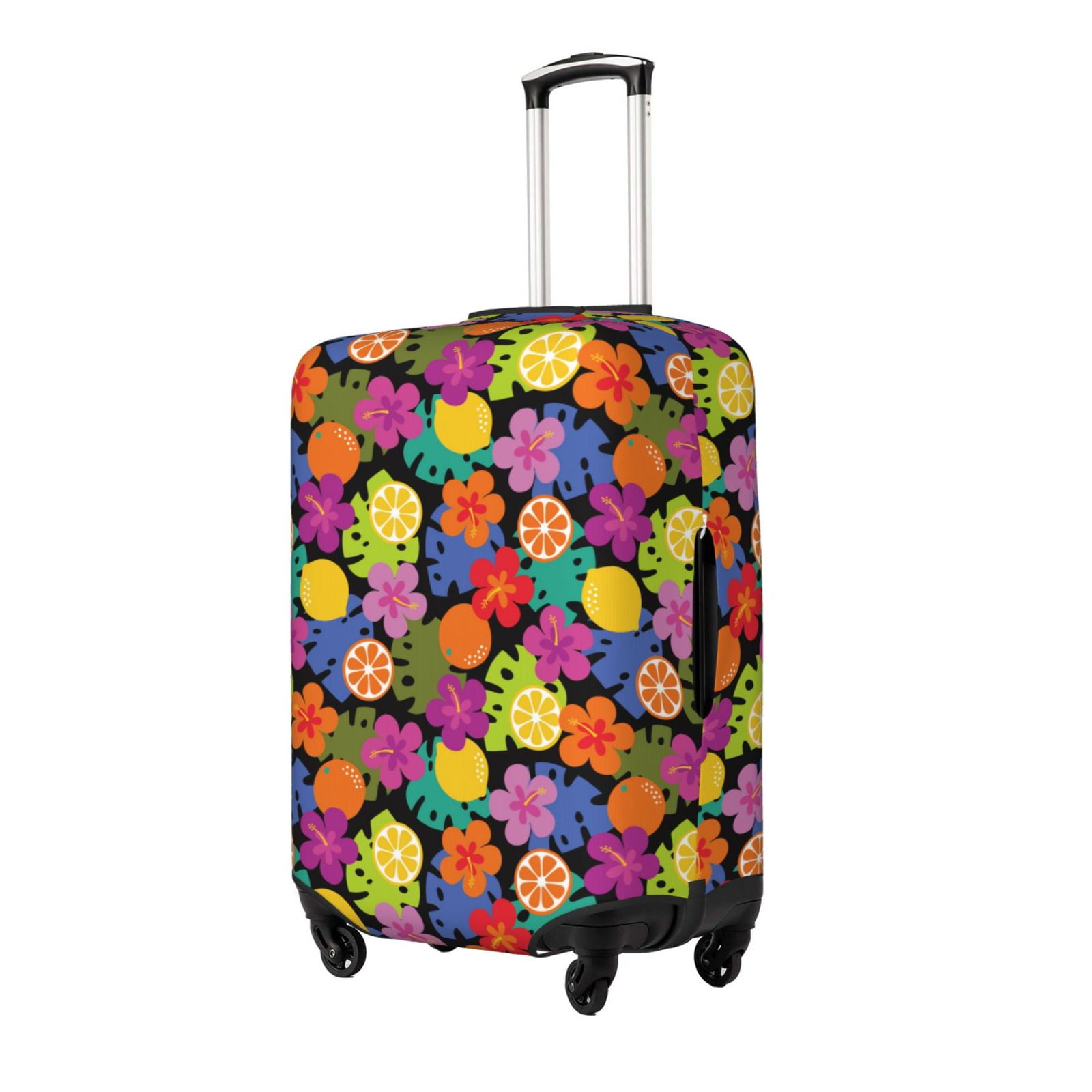 Fuzoiu Hawaiian Style Print Suitcase Cover,Washable Luggage Covers for ...