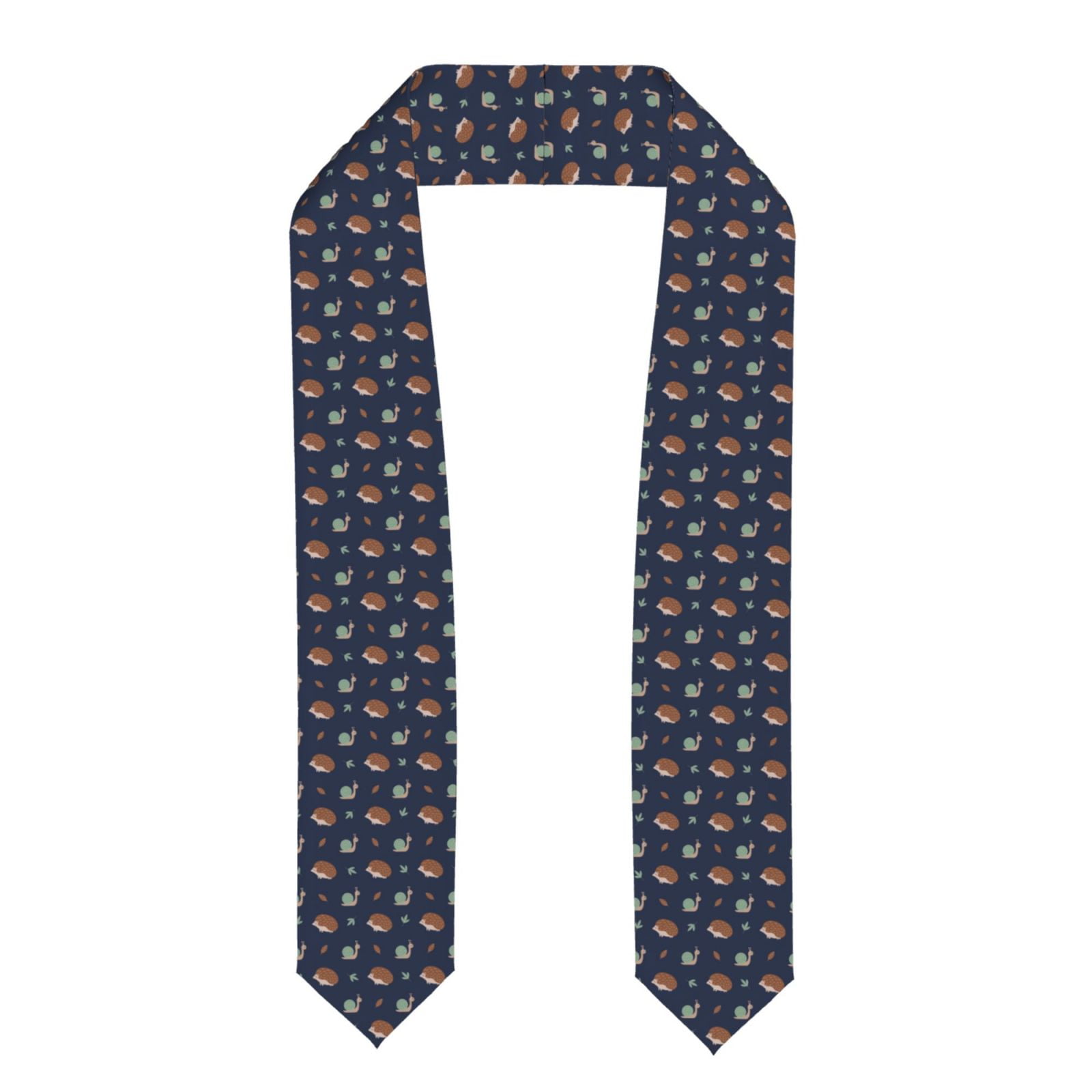 Fuzoiu Hedgehog And Snail Print Graduation Sash,Graduation Stole,Unisex ...