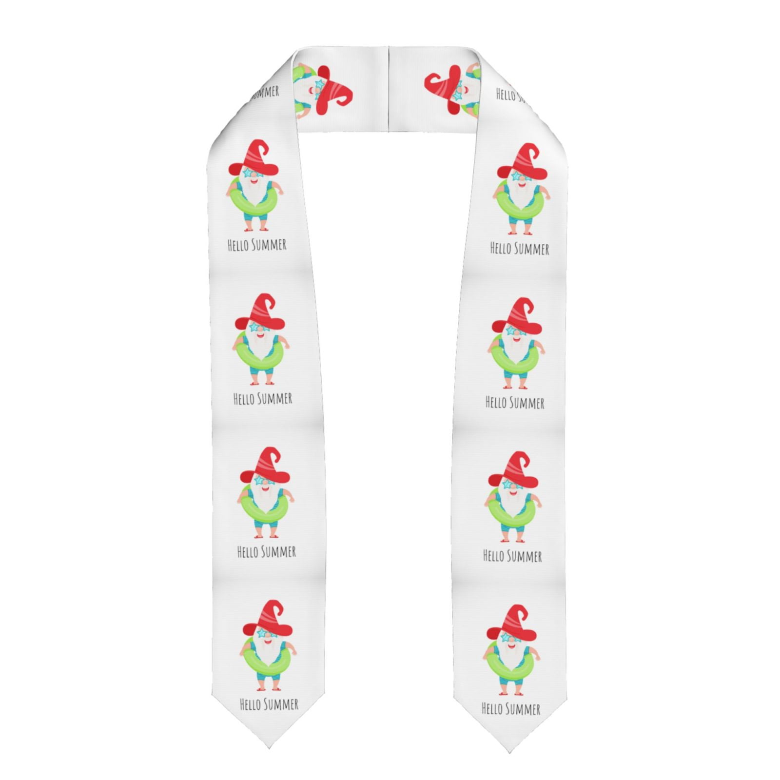 Fuzoiu Hello Summer Gnome 2 Print Graduation Sash,Graduation Stole ...
