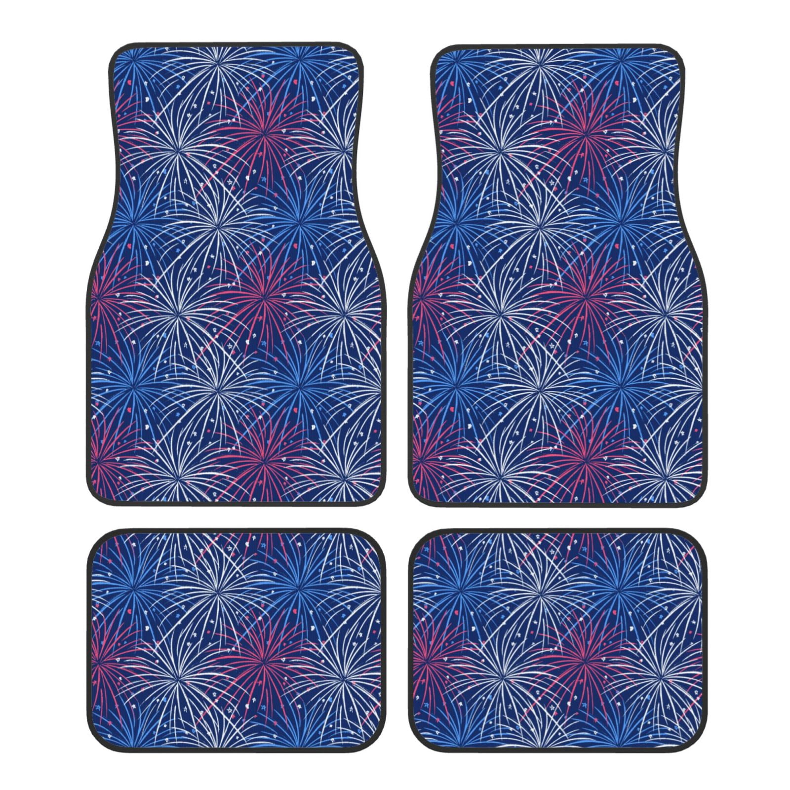 Fuzoiu Ireworks In The Night Sky Print Carpet Floor Mats for Car,Car ...
