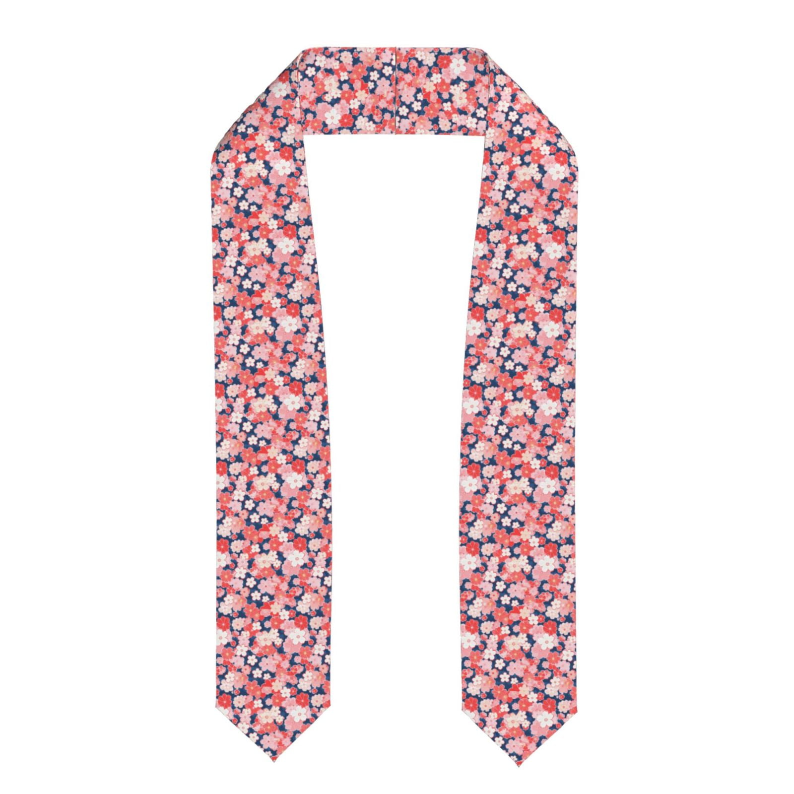 Fuzoiu Japanese Cherry Blossoms Print Graduation Sash,Graduation Stole ...
