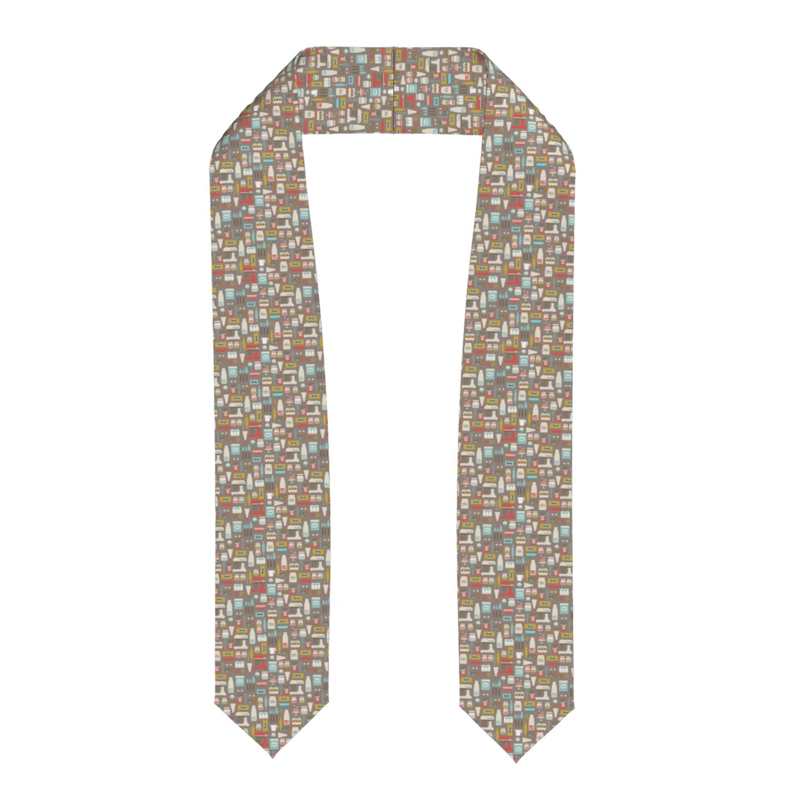Fuzoiu Kitchen Food Print Graduation Sash,Graduation Stole,Unisex Adult ...
