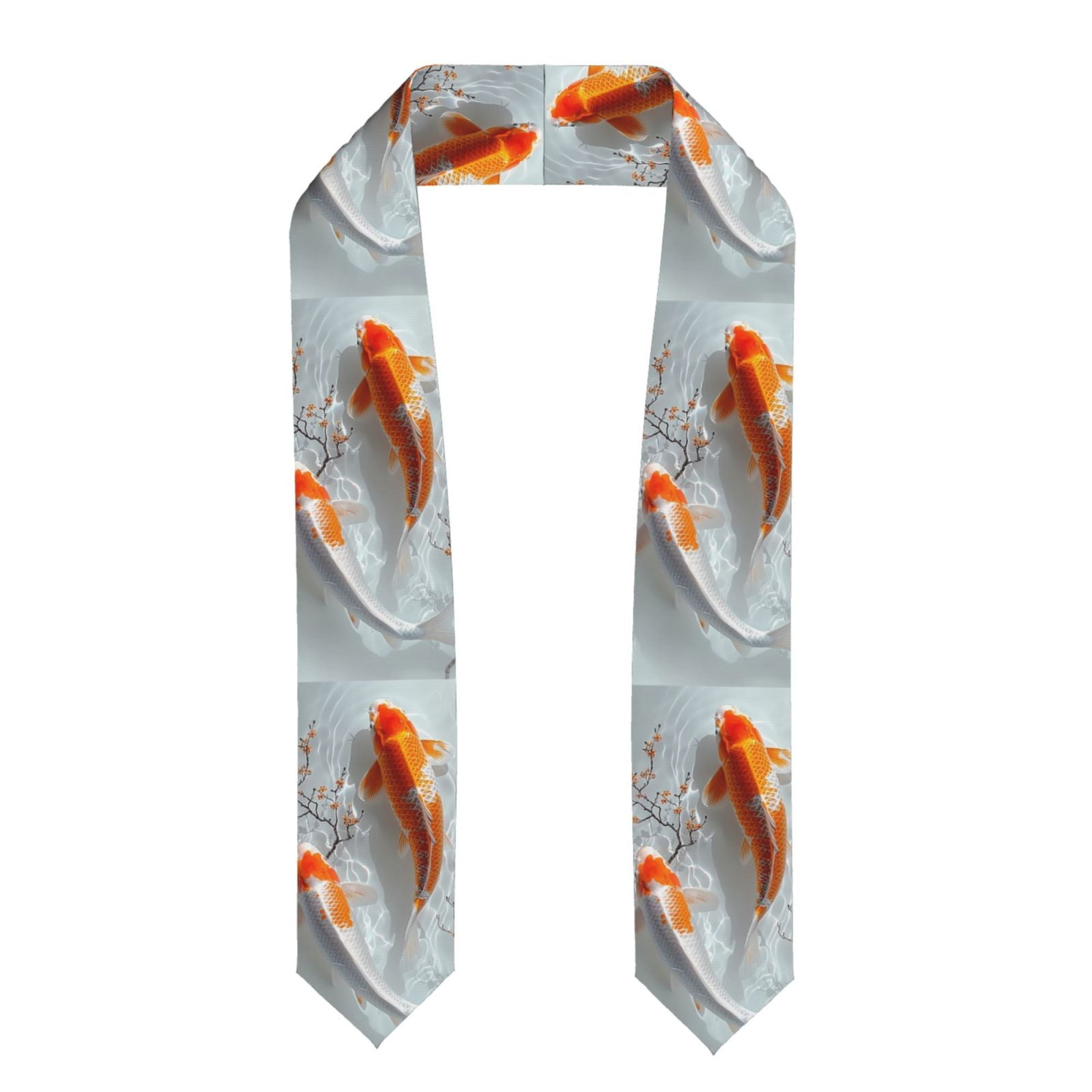 Fuzoiu Koi Fish Water Print Graduation Sash,Graduation Stole,Unisex ...