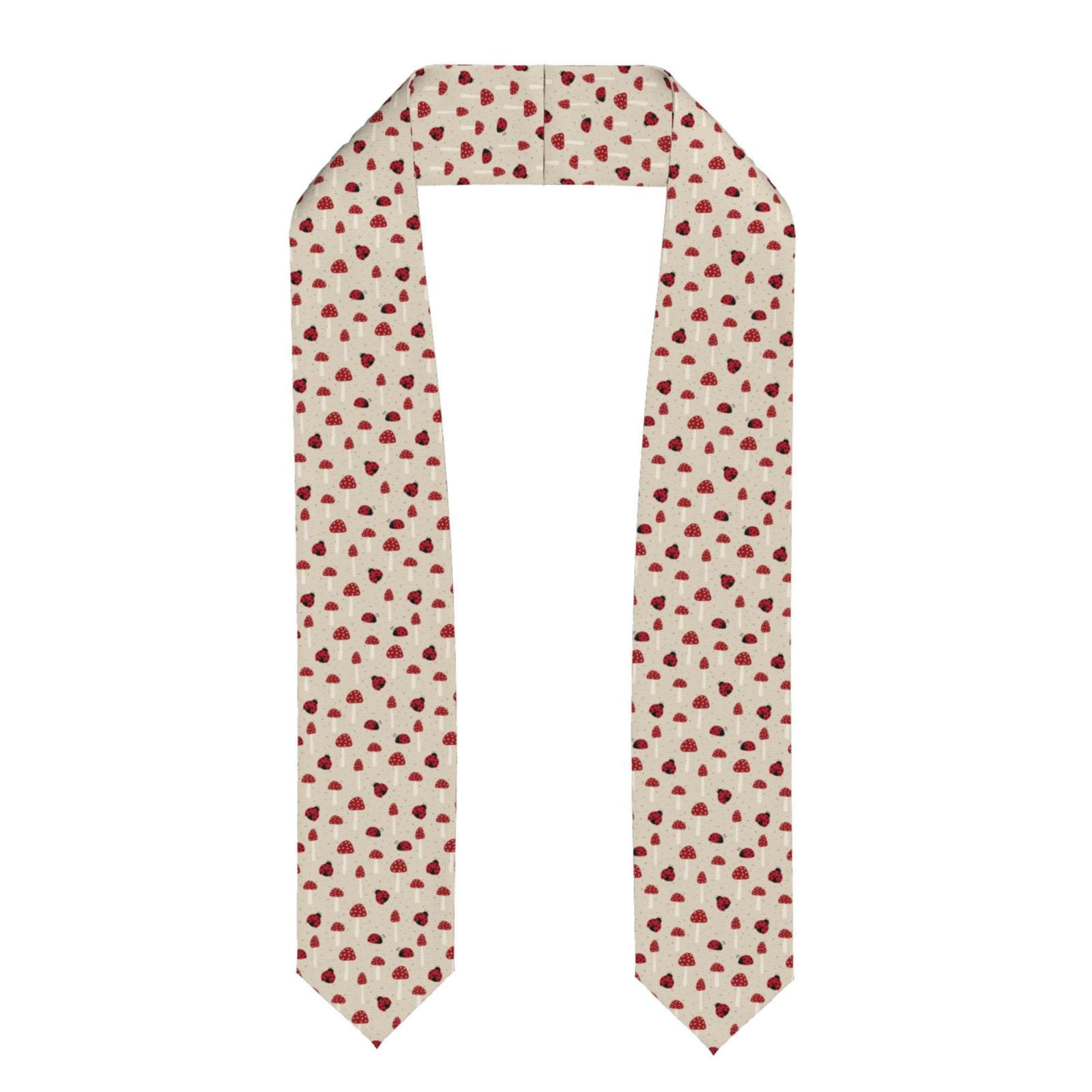Fuzoiu Ladybug With Mushroom Print Graduation Sash,Graduation Stole ...