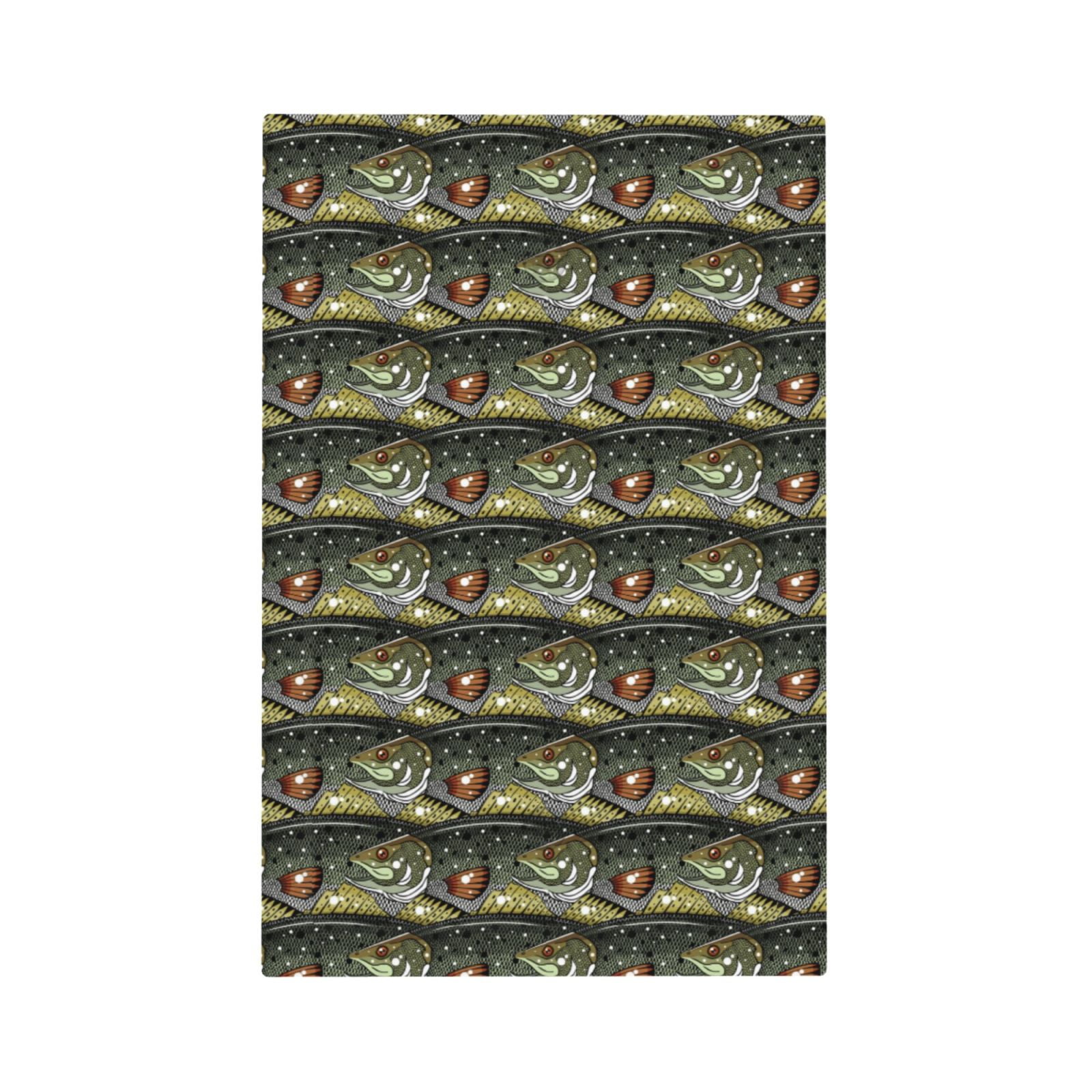 Fuzoiu Largemouth Bass Fish Print Single Duplex Outlet Cover Plate ...