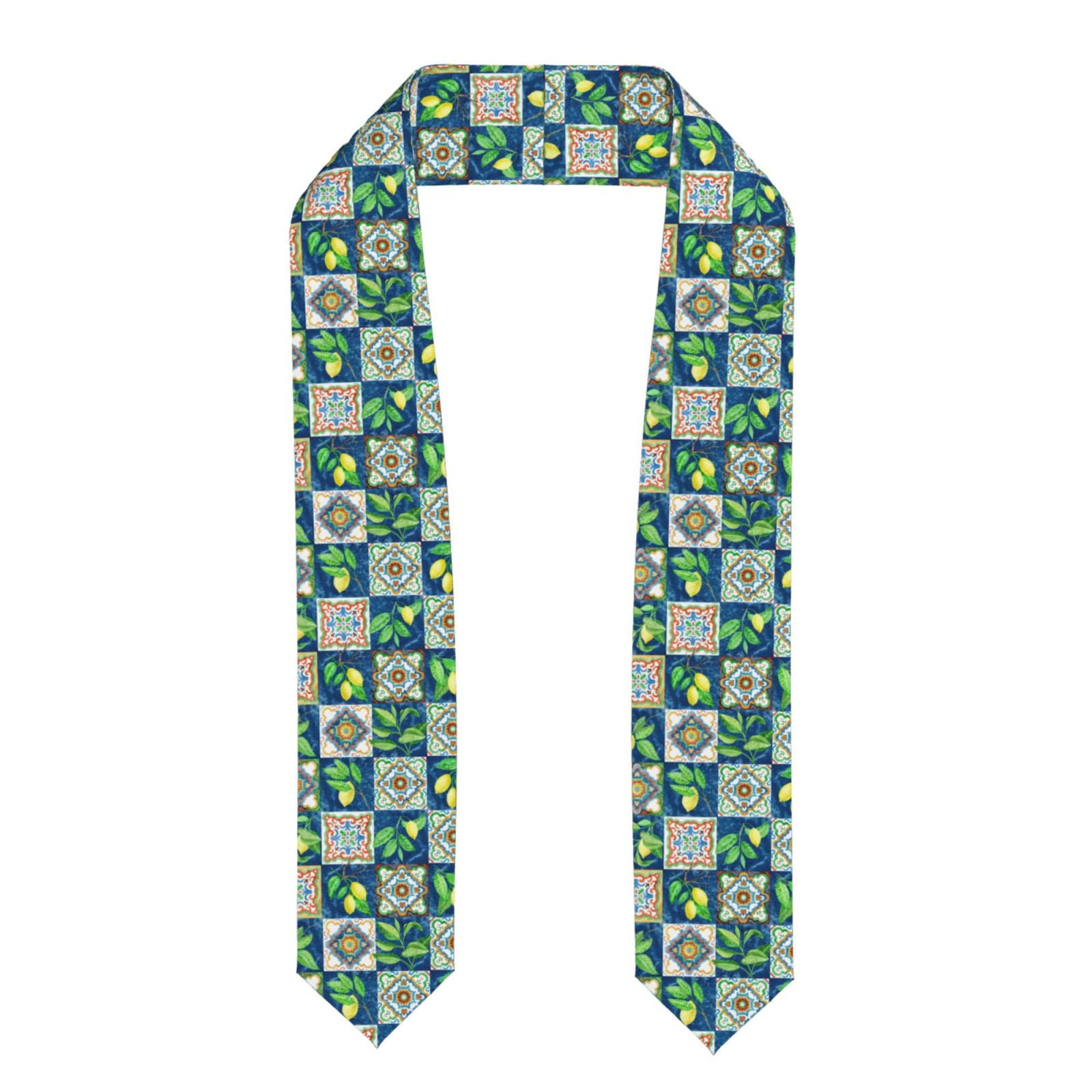 Fuzoiu Lemon and Leaves Print Graduation Sash,Graduation Stole,Unisex ...