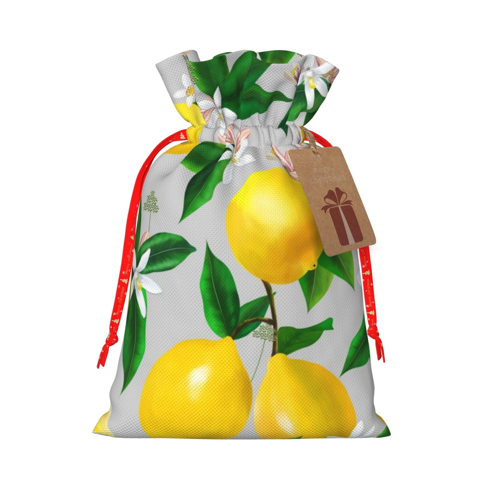 Fuzoiu Lemon Seamless Pattern Oil Painting Effect Print Christmas Gift ...