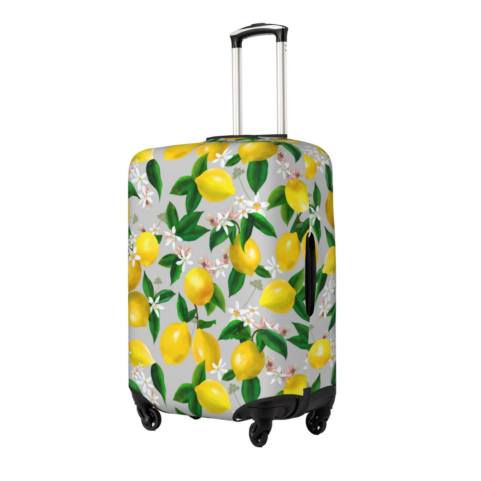 Fuzoiu Lemon Seamless Pattern Oil Painting Effect Print Suitcase Cover ...