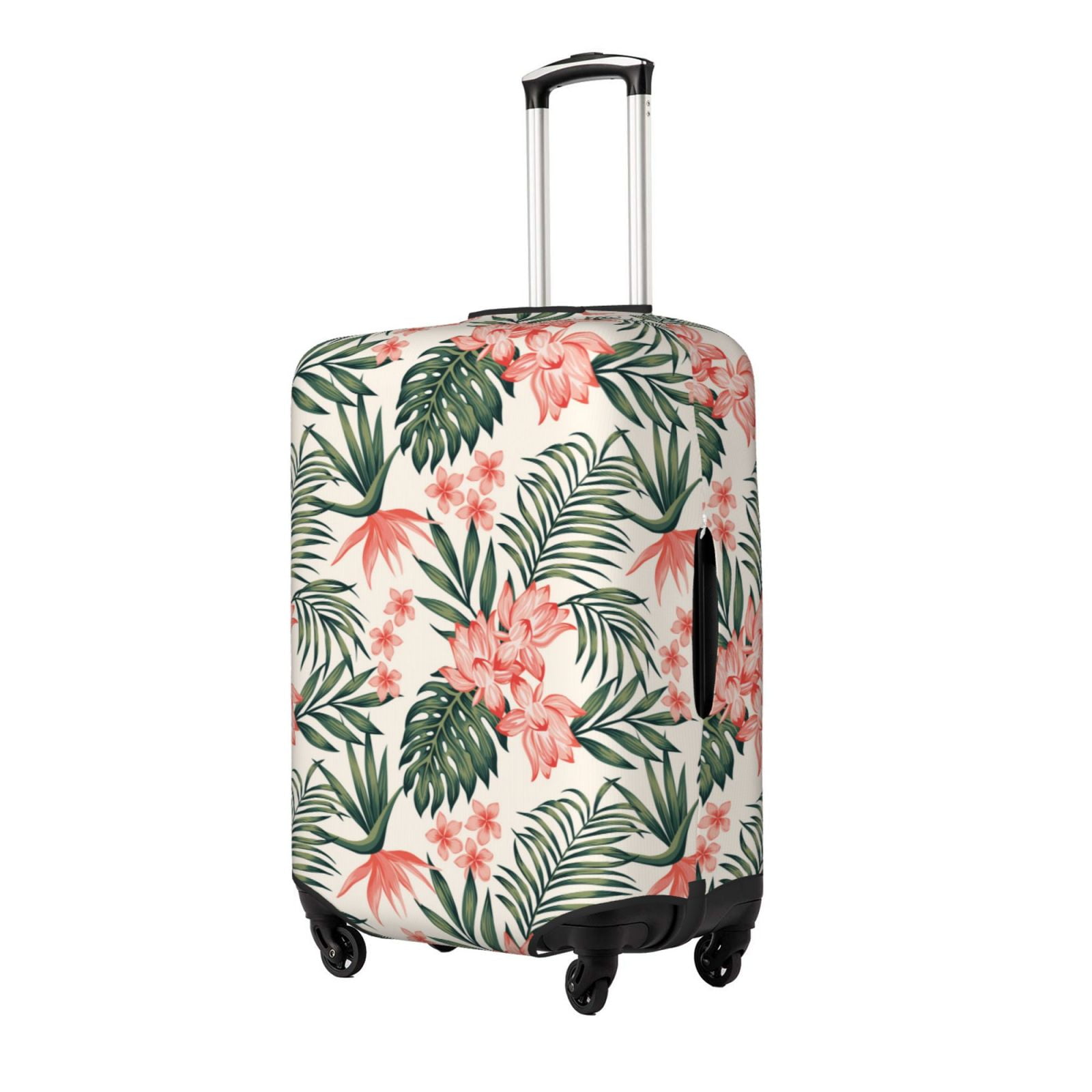 Fuzoiu Lilies Flowers Print Suitcase Cover,Washable Luggage Covers for ...