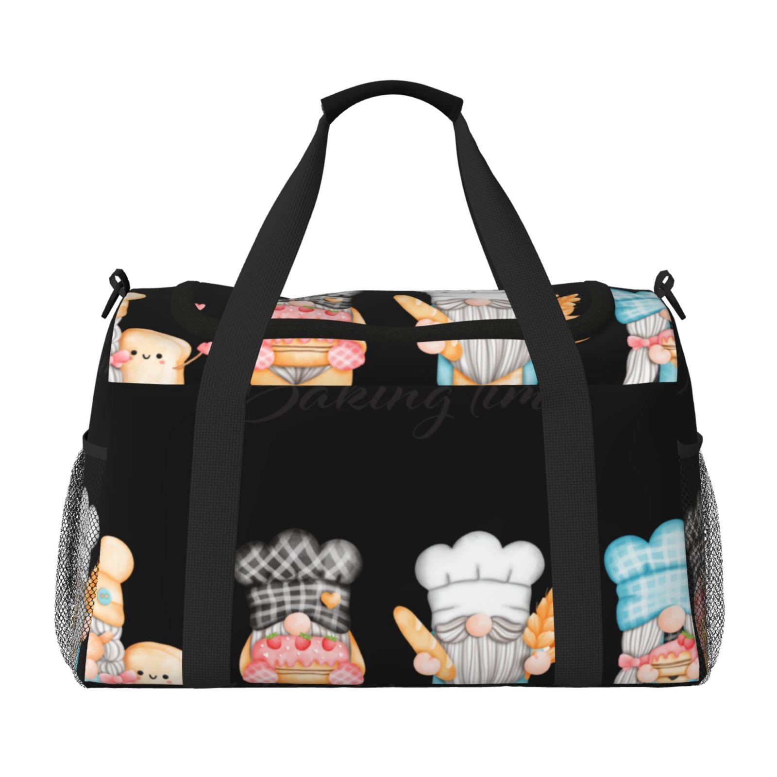 Fuzoiu Little Chef Gnome Print Travel Duffle Bag,Carry On Tote Bags ...