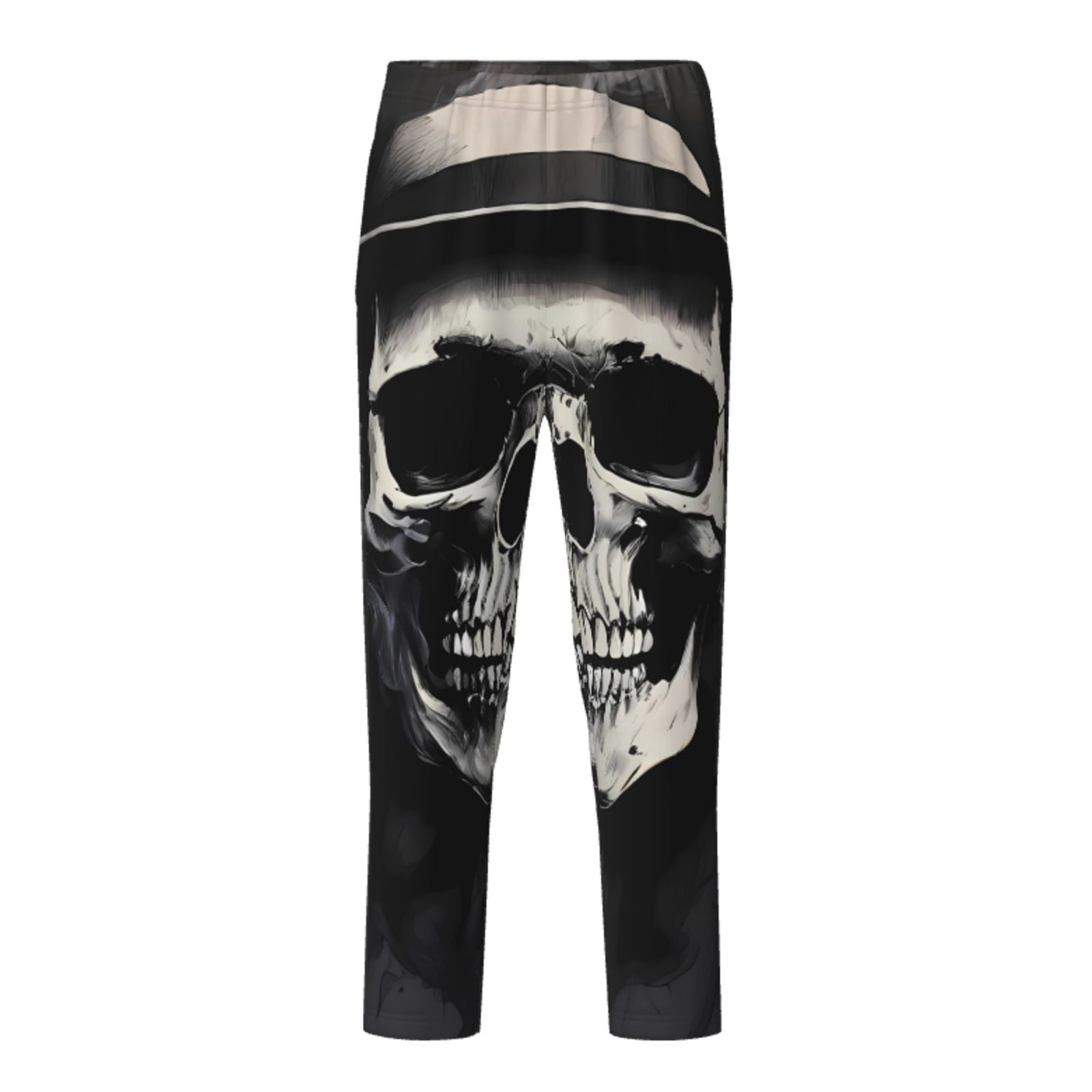 Fuzoiu Magician Hat Skull Print Teenagers' Pajama Pants,Lounge Pants ...