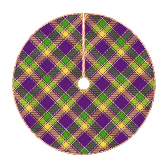 Fuzoiu Blue And White Porcelain Pattern Print Christmas Tree Skirt,Xmas ...