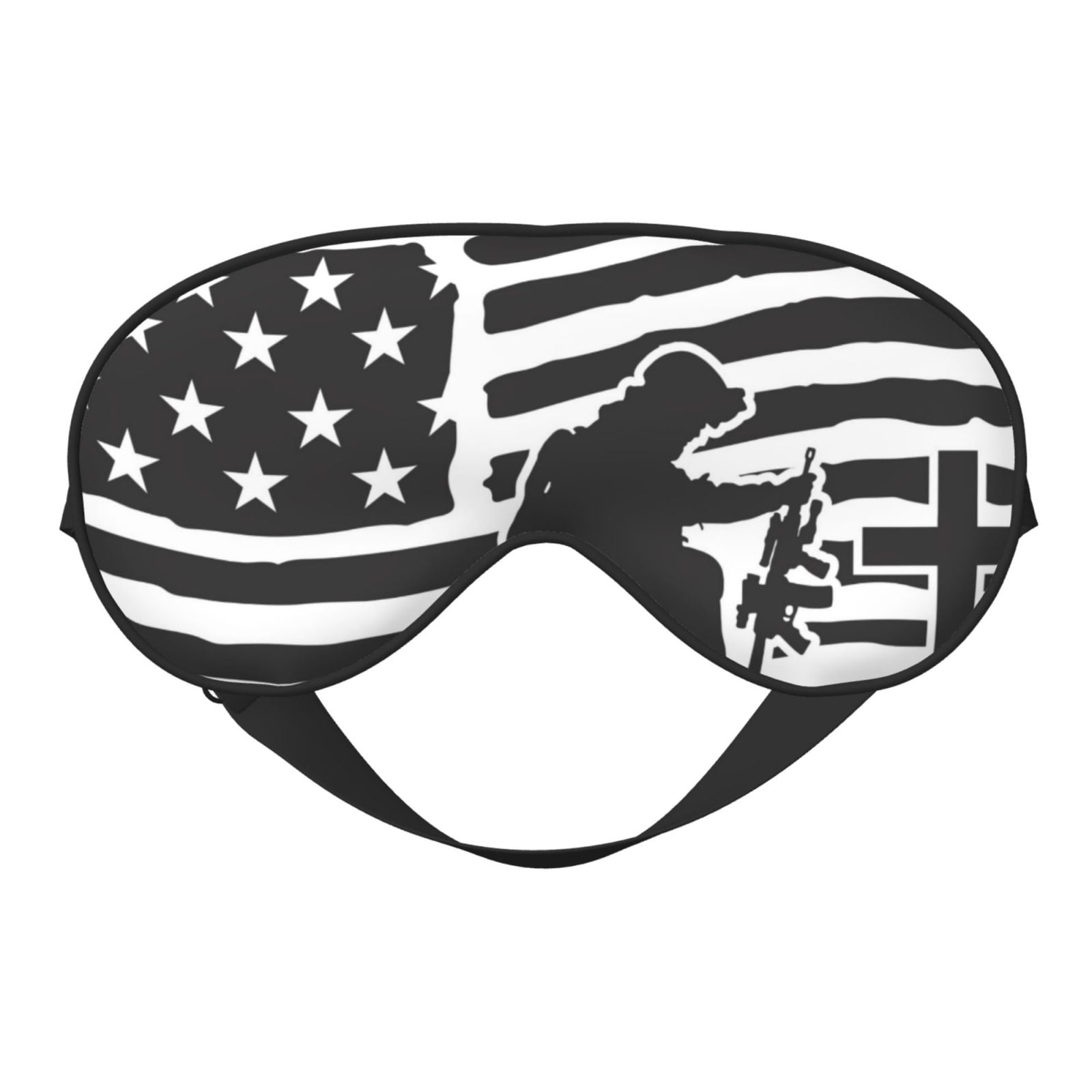 Fuzoiu Memorial Day1 Print Sleep Masks,Eye Masks with Adjustable Strap ...