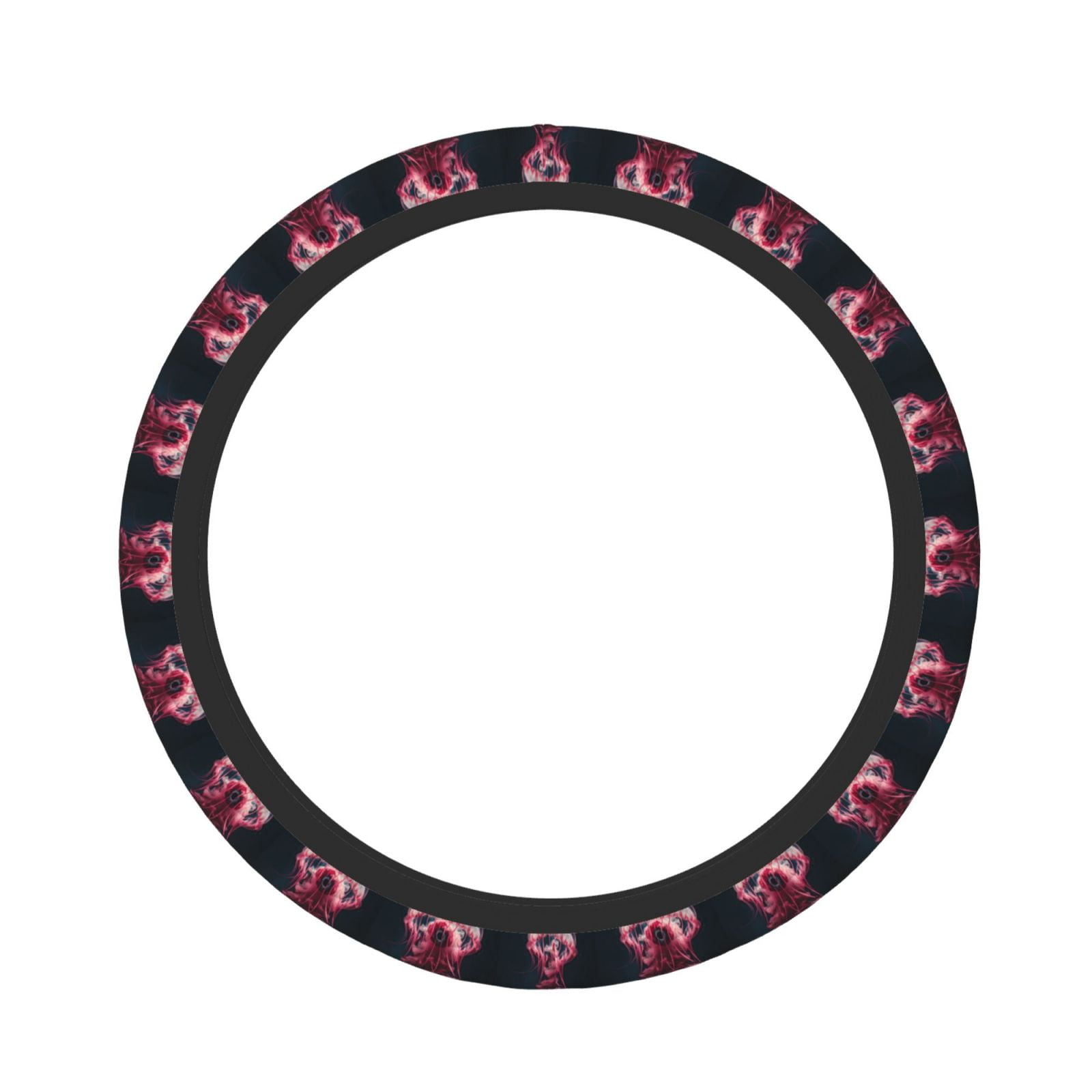 Fuzoiu Mesmerizing Pink Jellyfish Print Elastic Stretch Steering Wheel ...